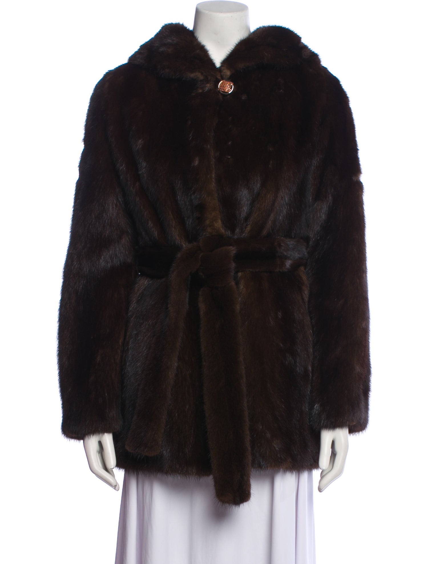 Saga Furs Fur Coat - Brown Coats, Clothing - SGFAU20649 | The RealReal