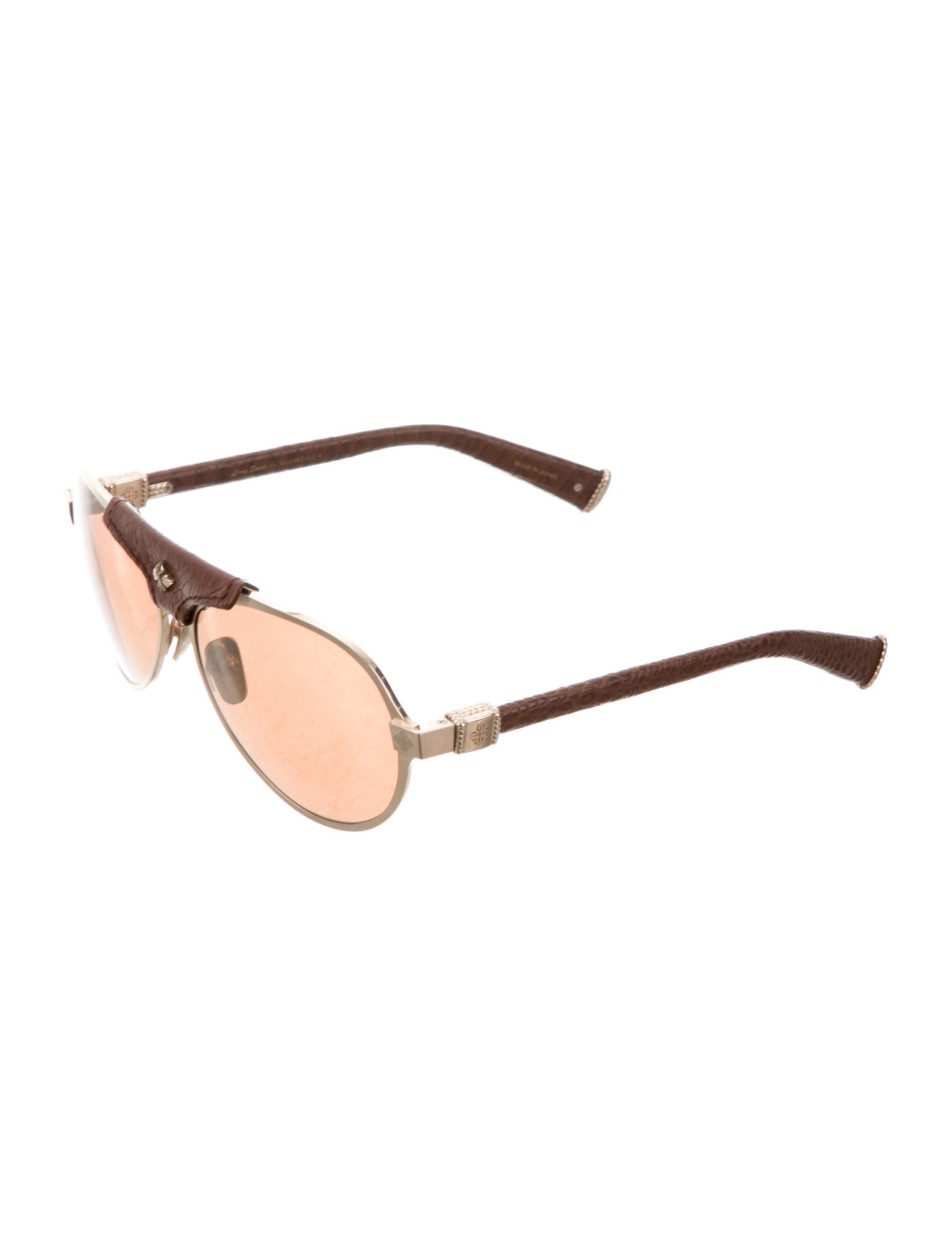 Shamballa Lion Aviator Sunglasses - Gold Sunglasses, Accessories ...