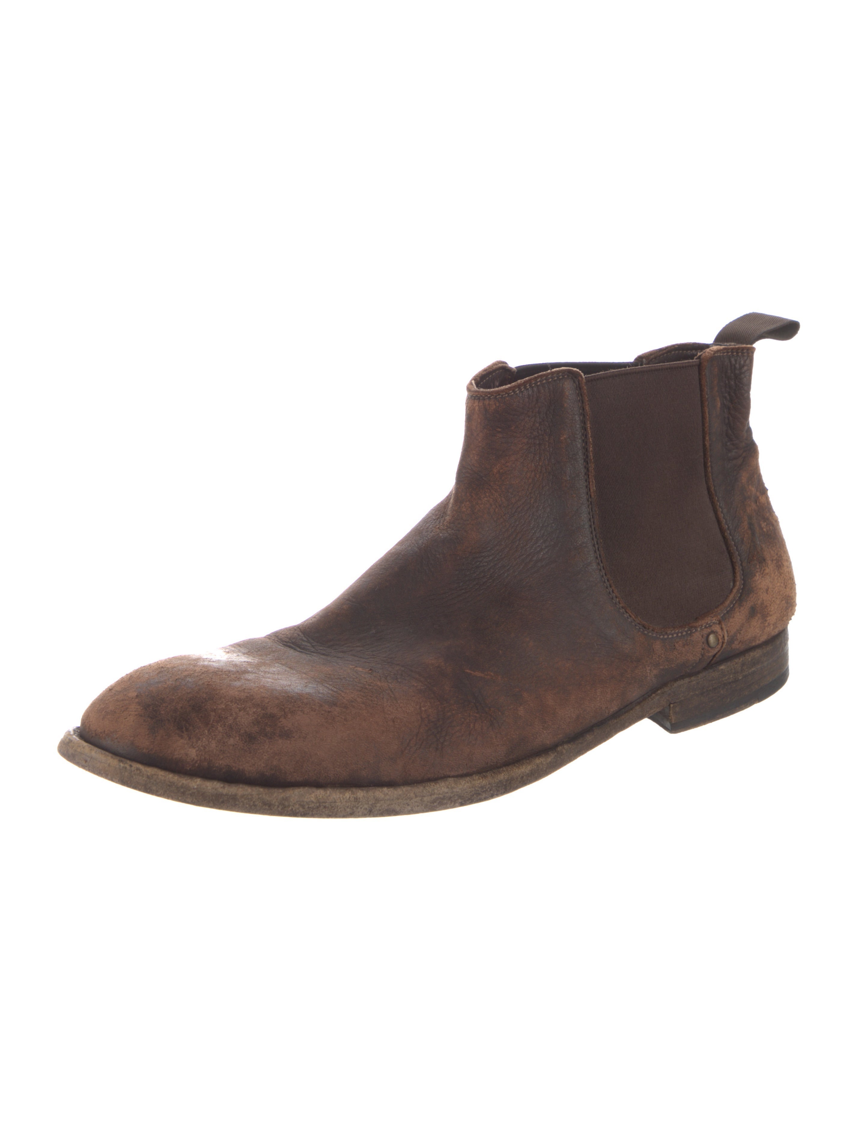Shoto Leather Chelsea Boots - Black Boots, Shoes - SHT20113 | The RealReal