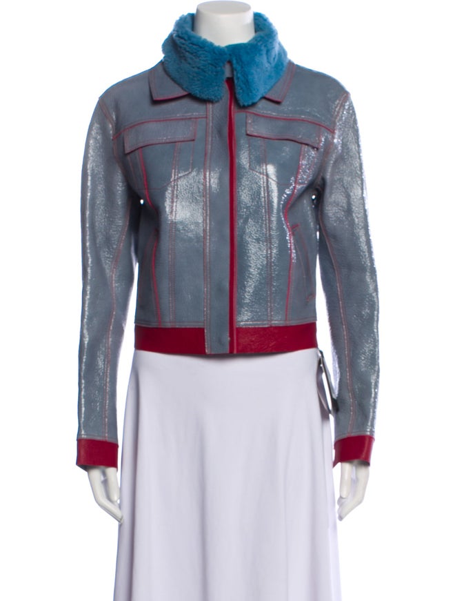 Barbara Bui Lambskin Biker Jacket - Neutrals Jackets, Clothing ...