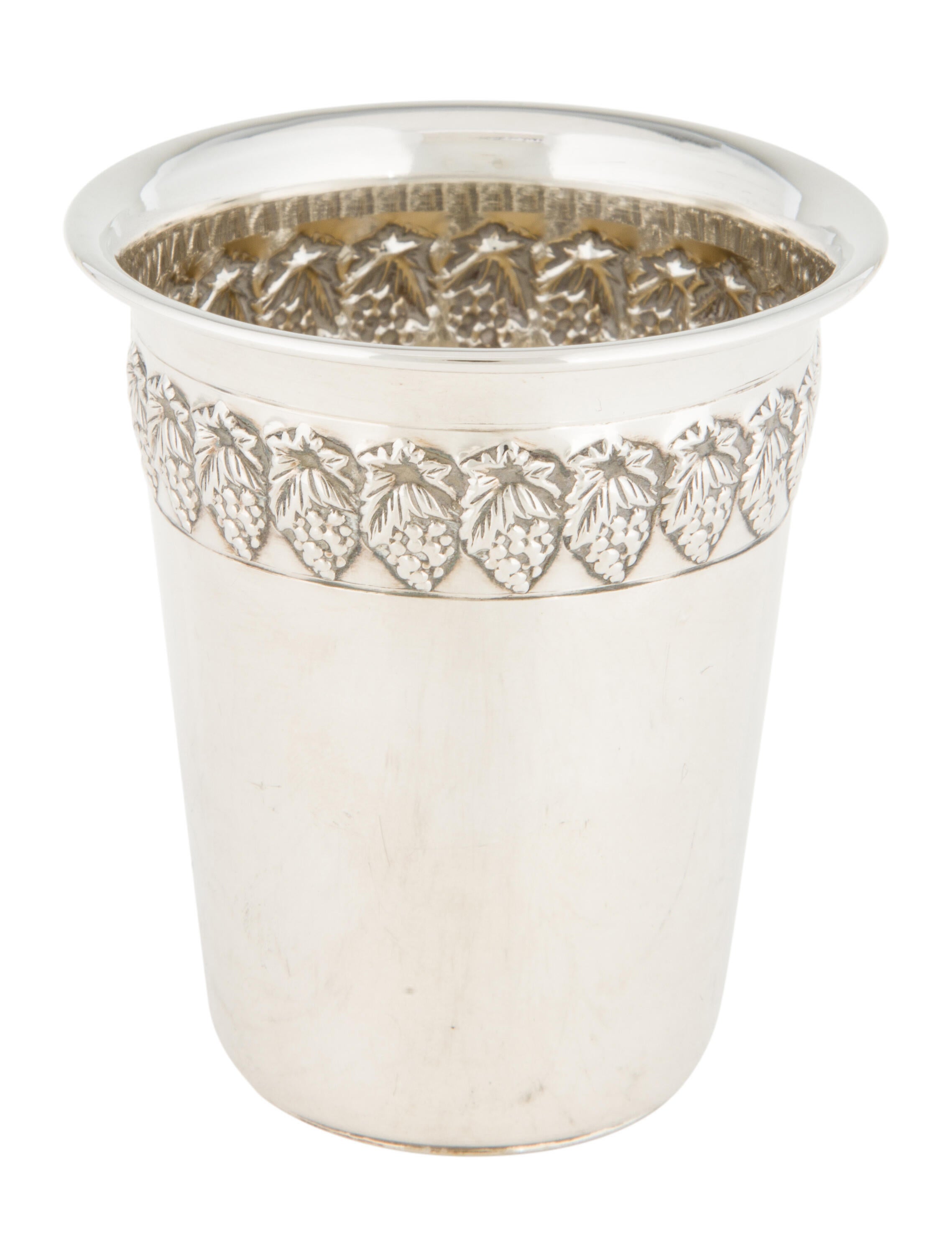 Sterling Silver Judaica Kiddush Cup - Silver, 1 pieces Dinnerware ...