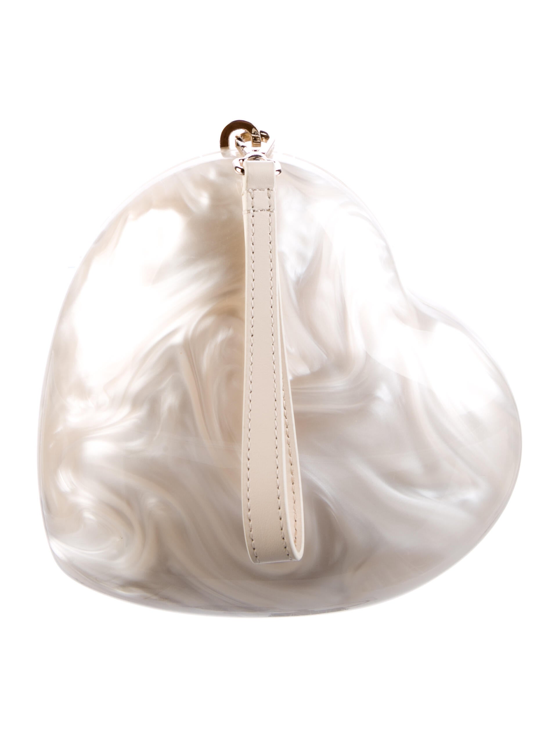 Simone Rocha Heart Shape Clutch - Neutrals Clutches, Handbags ...