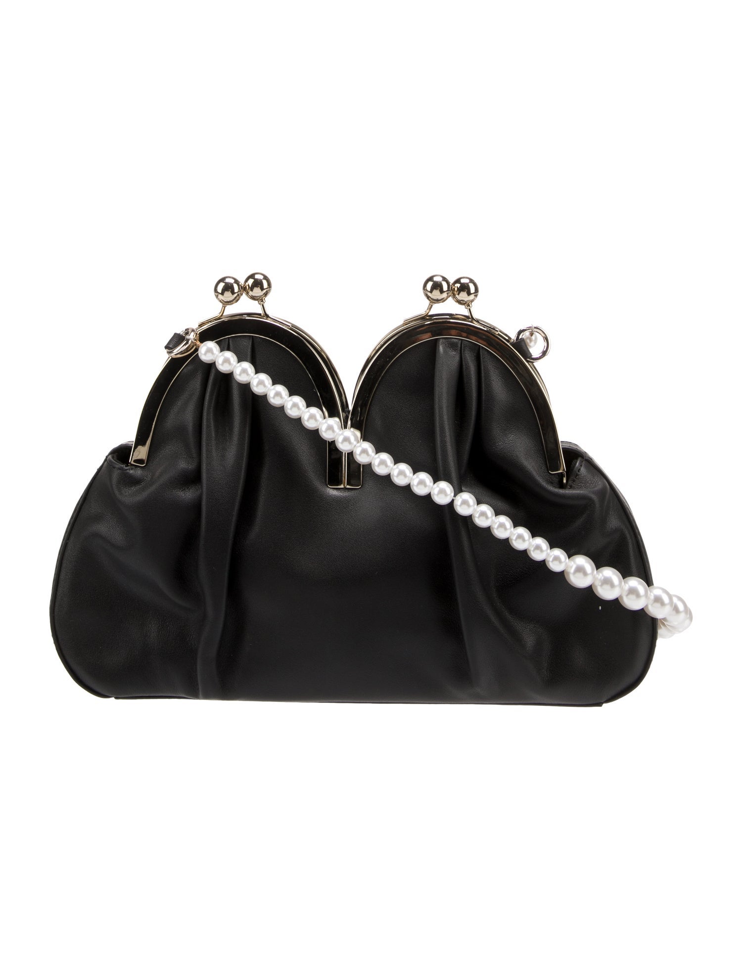 Simone Rocha Leather Crossbody Bag - Black Crossbody Bags, Handbags ...