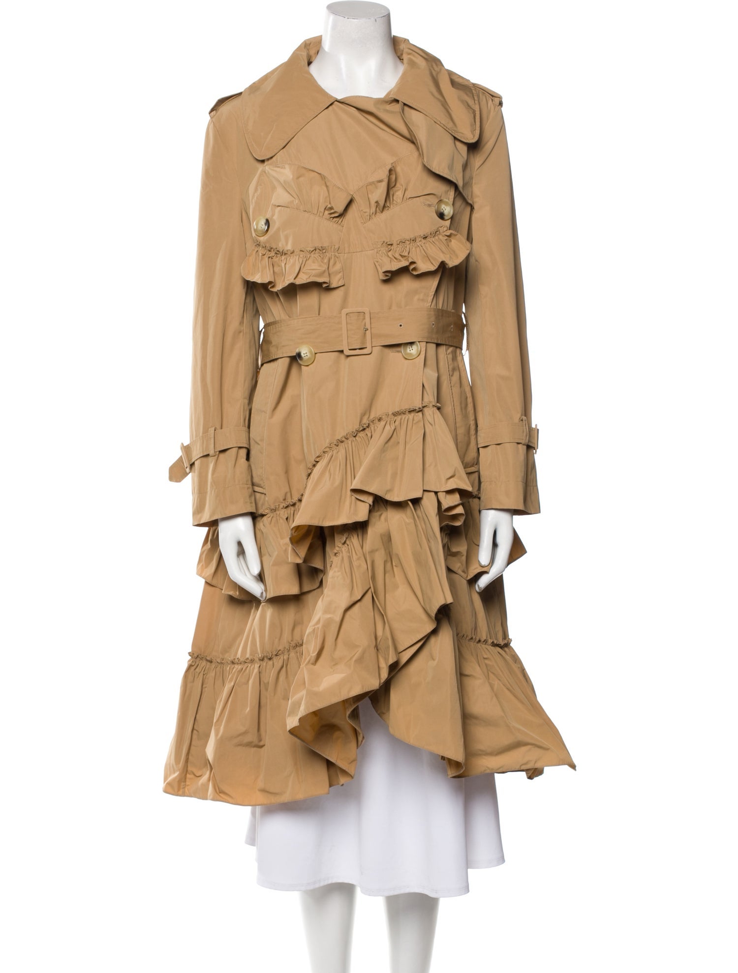 Simone Rocha Trench Coat - Brown Coats, Clothing - SIM30411 | The RealReal