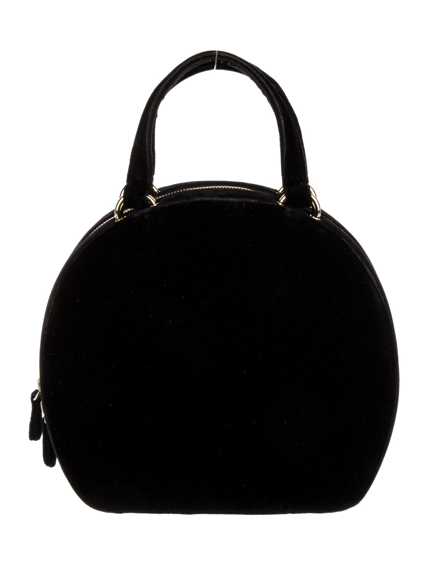 Simone Rocha Velvet Top Handle Bag - Black Handle Bags, Handbags ...