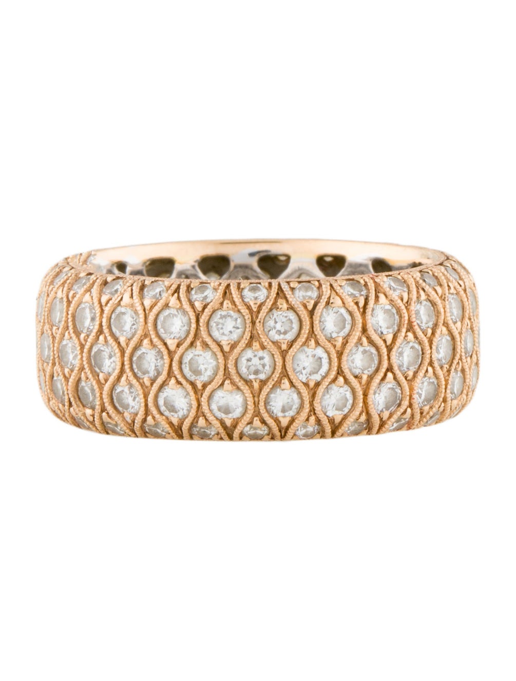 Simon G. 18K Diamond Eternity Band - 18K Rose Gold Band, Rings ...