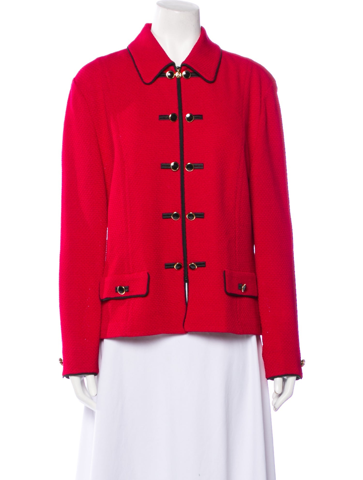 St. John Collection Vintage Jacket - Red Jackets, Clothing - SJCTJ62301 ...