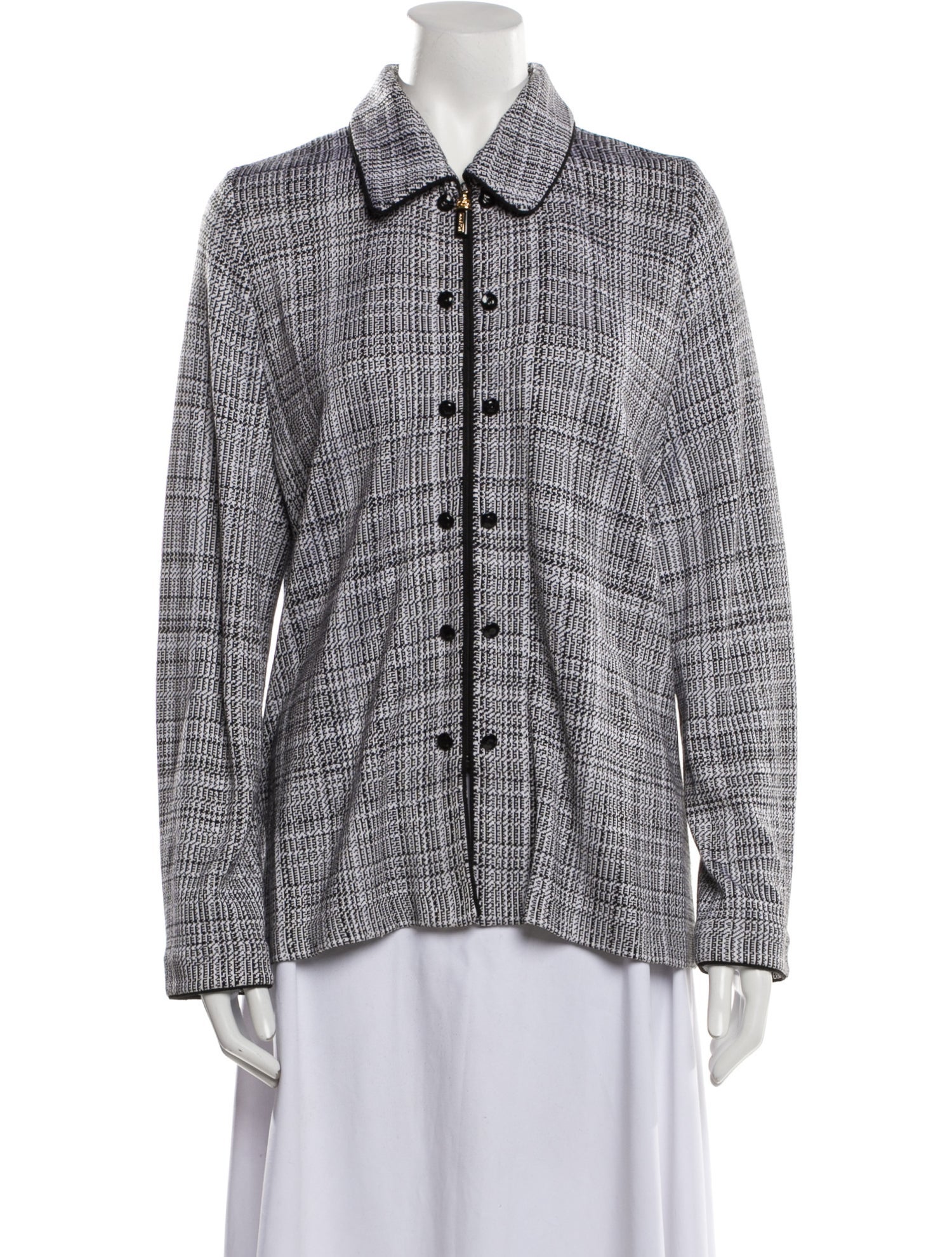 St. John Collection Printed Jacket - White Jackets, Clothing ...