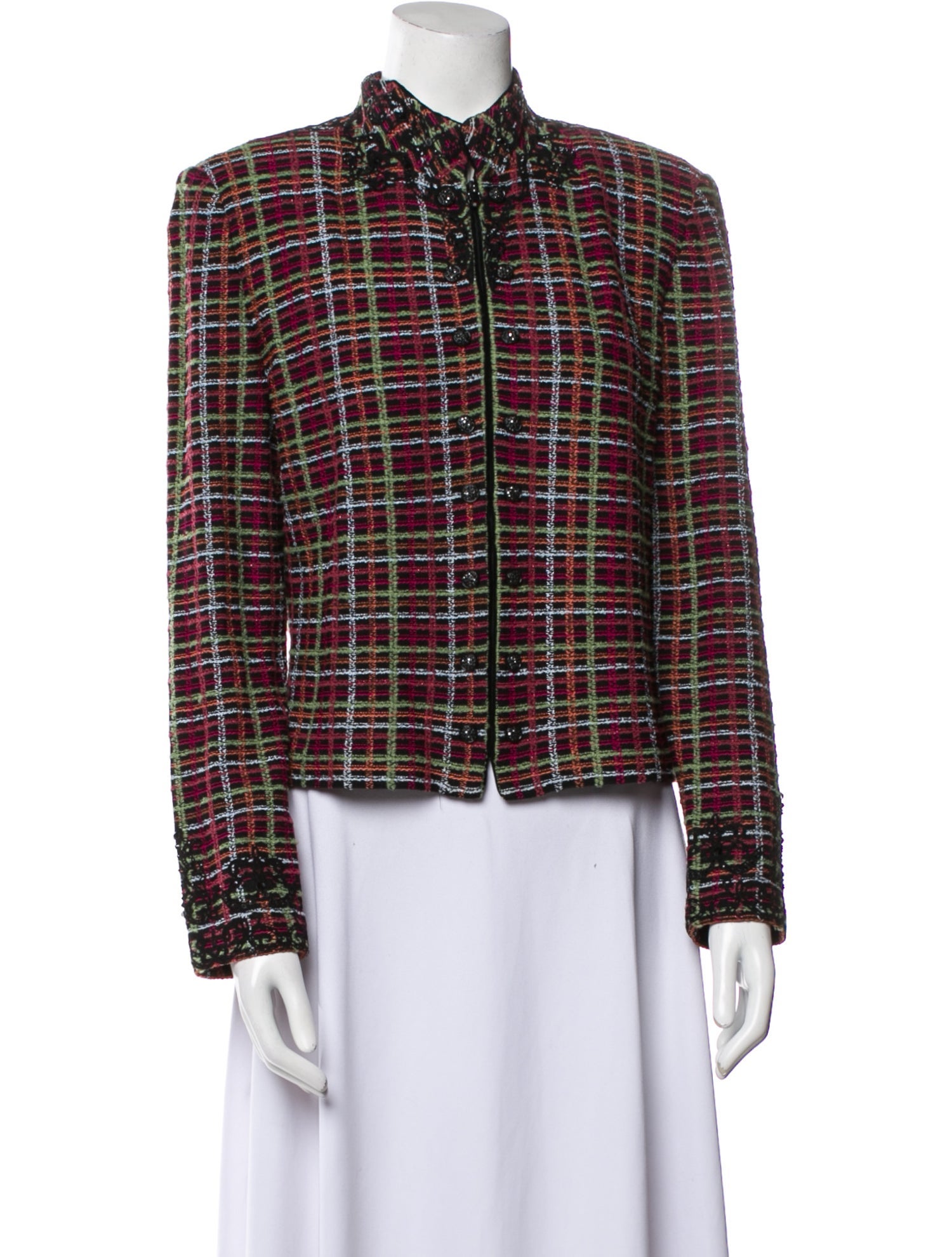 St. John Collection Plaid Print Jacket - Jackets, Clothing - SJCTJ73167 ...