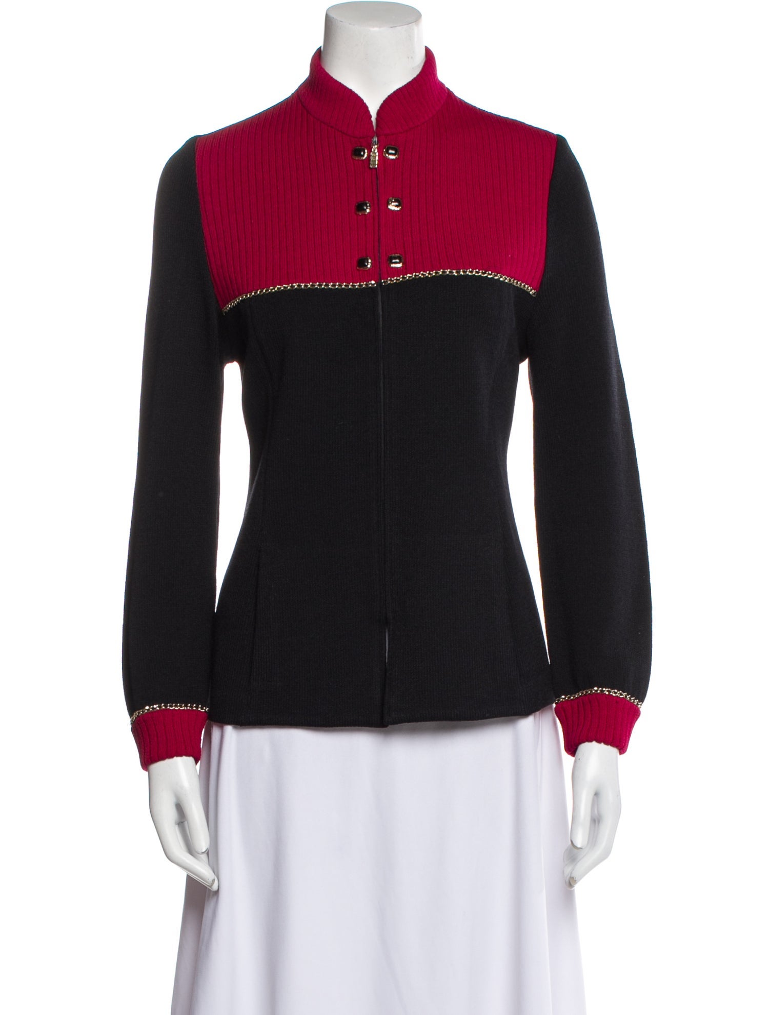 St. John Collection Printed Jacket - Black Jackets, Clothing ...