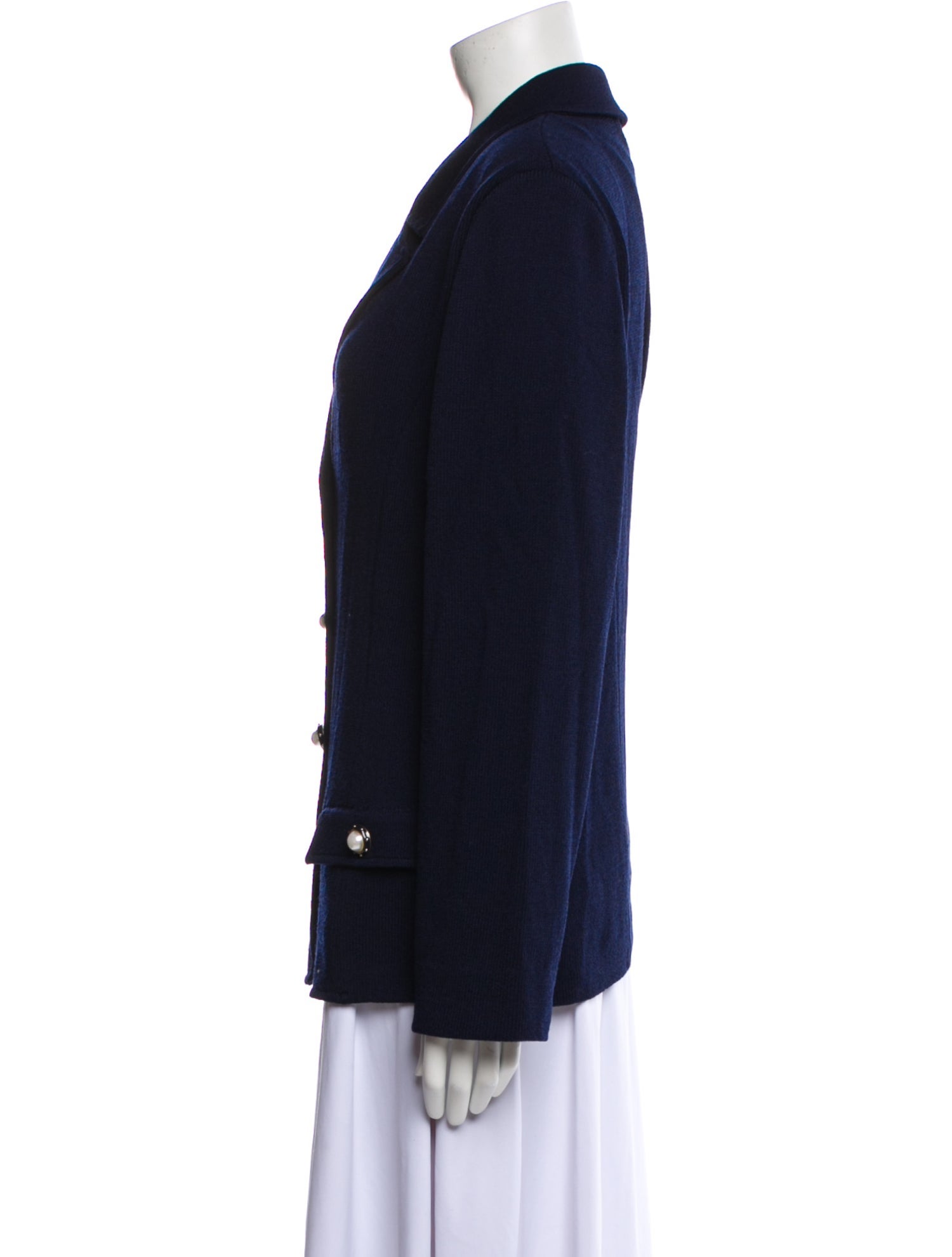 St. John Wool Jacket - Blue Jackets, Clothing - STJ304863 | The RealReal