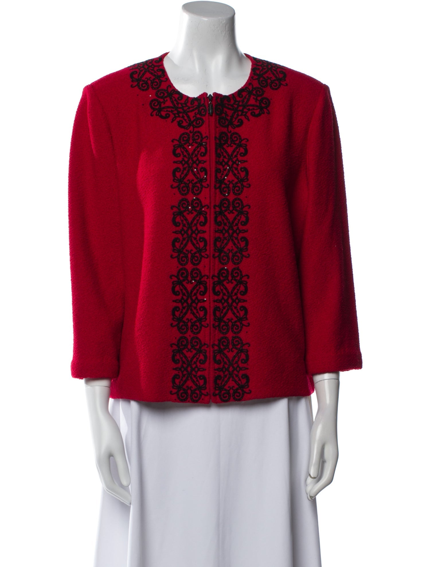 St. John Collection Wool Jacket - Red Jackets, Clothing - SJCTJ80997 ...