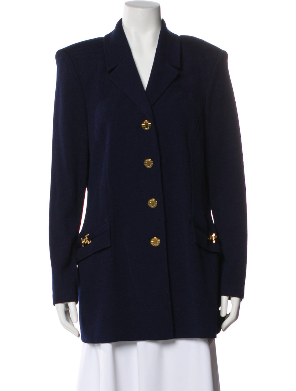 St. John Collection Wool Peacoat - Blue Coats, Clothing - SJCTJ85545 ...