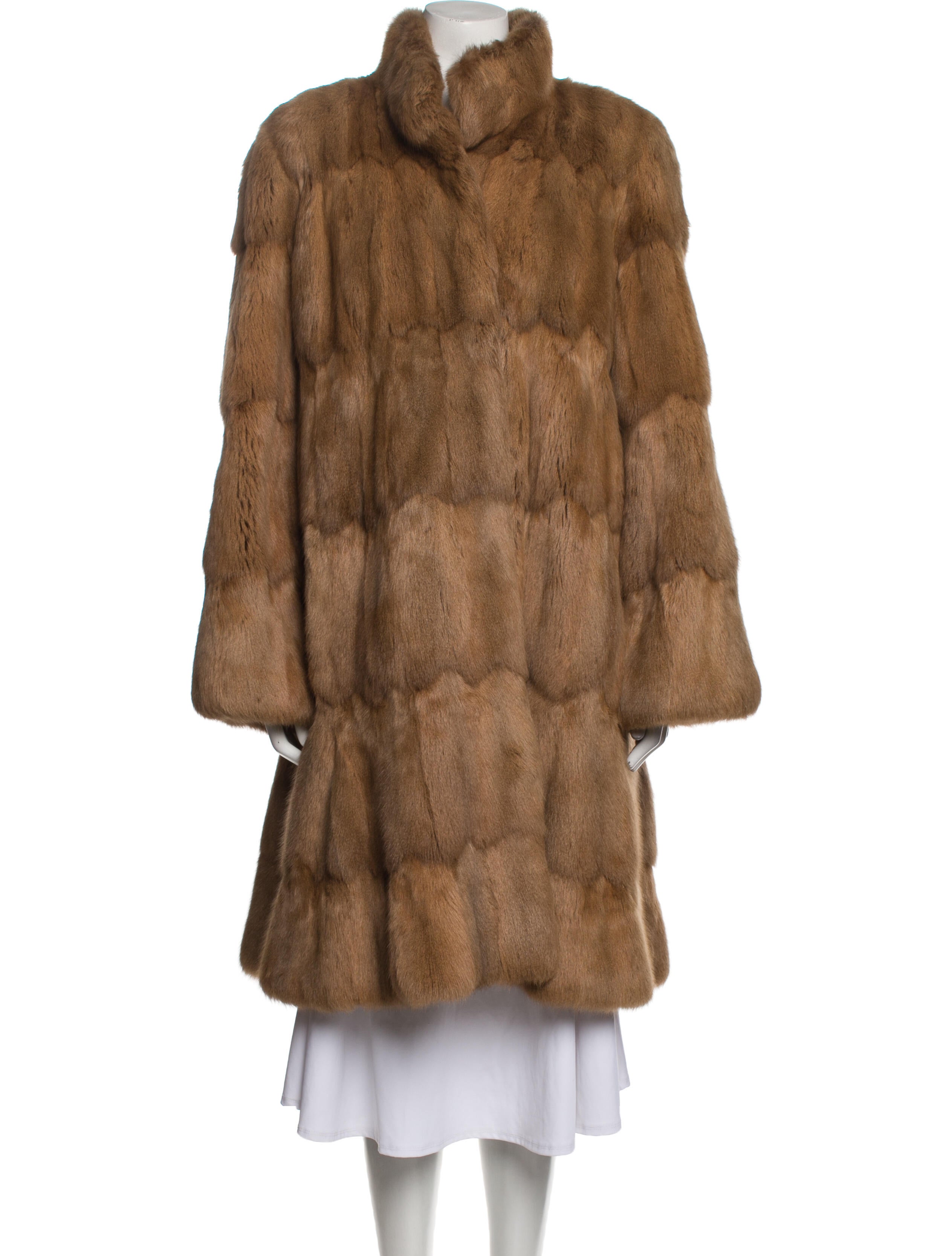 Saks Fifth Avenue Fur Coat - Brown Coats, Clothing - SKS33409 | The ...