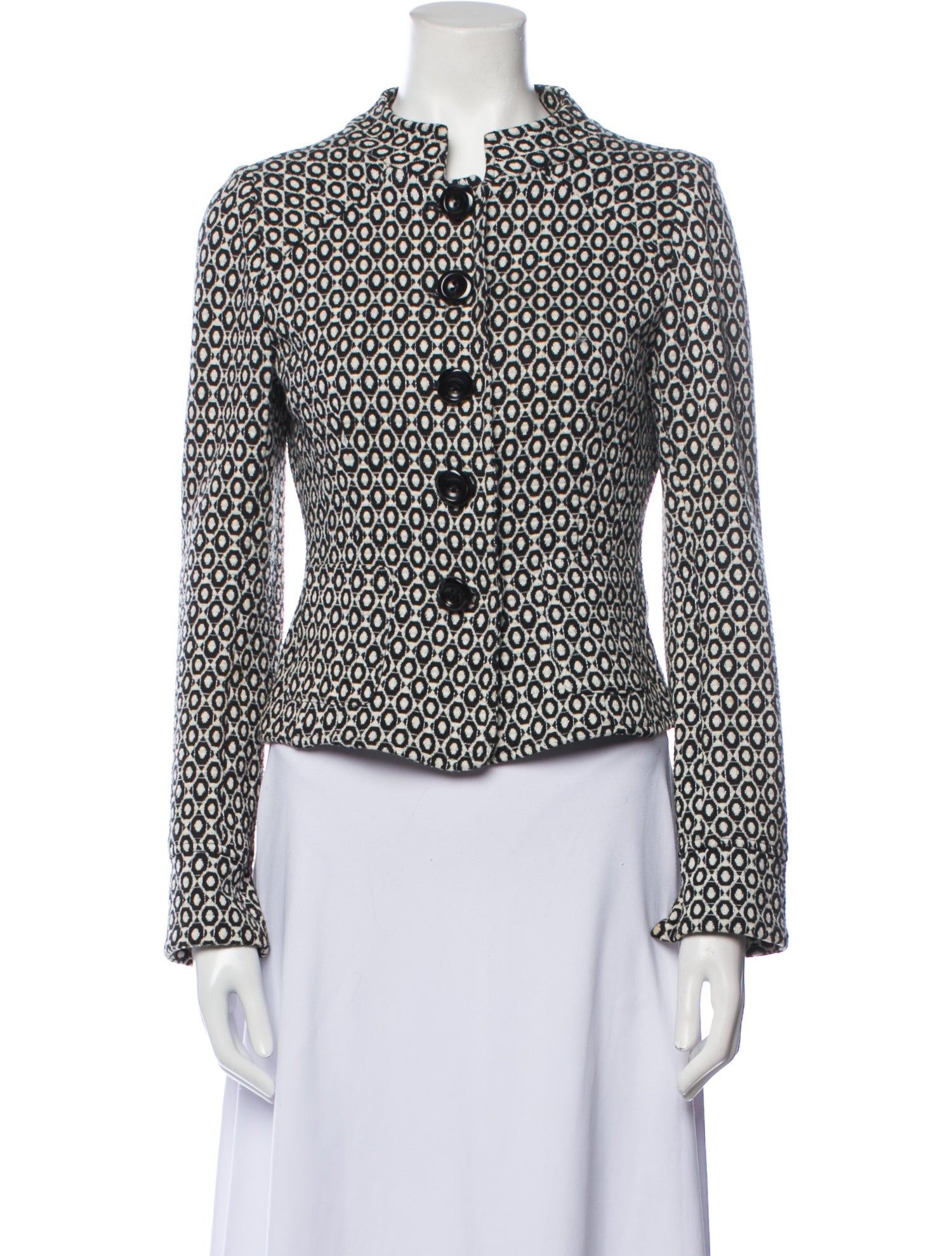Saks Fifth Avenue Printed Evening Jacket - Neutrals Jackets, Clothing ...