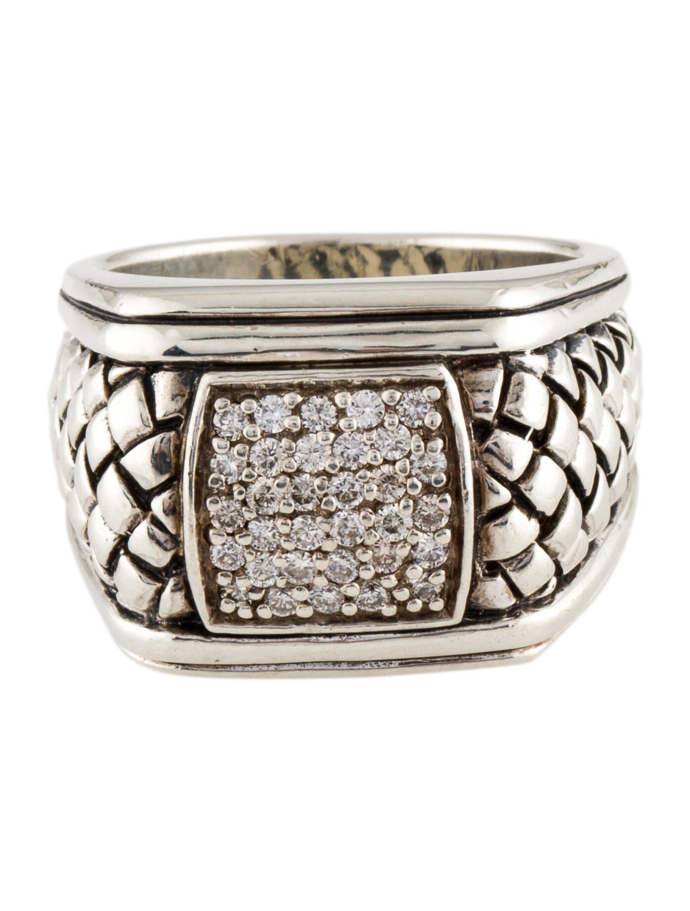 Scott Kay Diamond Pavé Ring - Sterling Silver Band, Rings - SKY20583 ...
