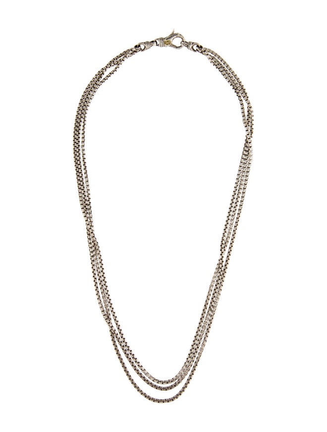 Scott Kay Multi Strand Chain Necklace - Multistrand, Necklaces ...