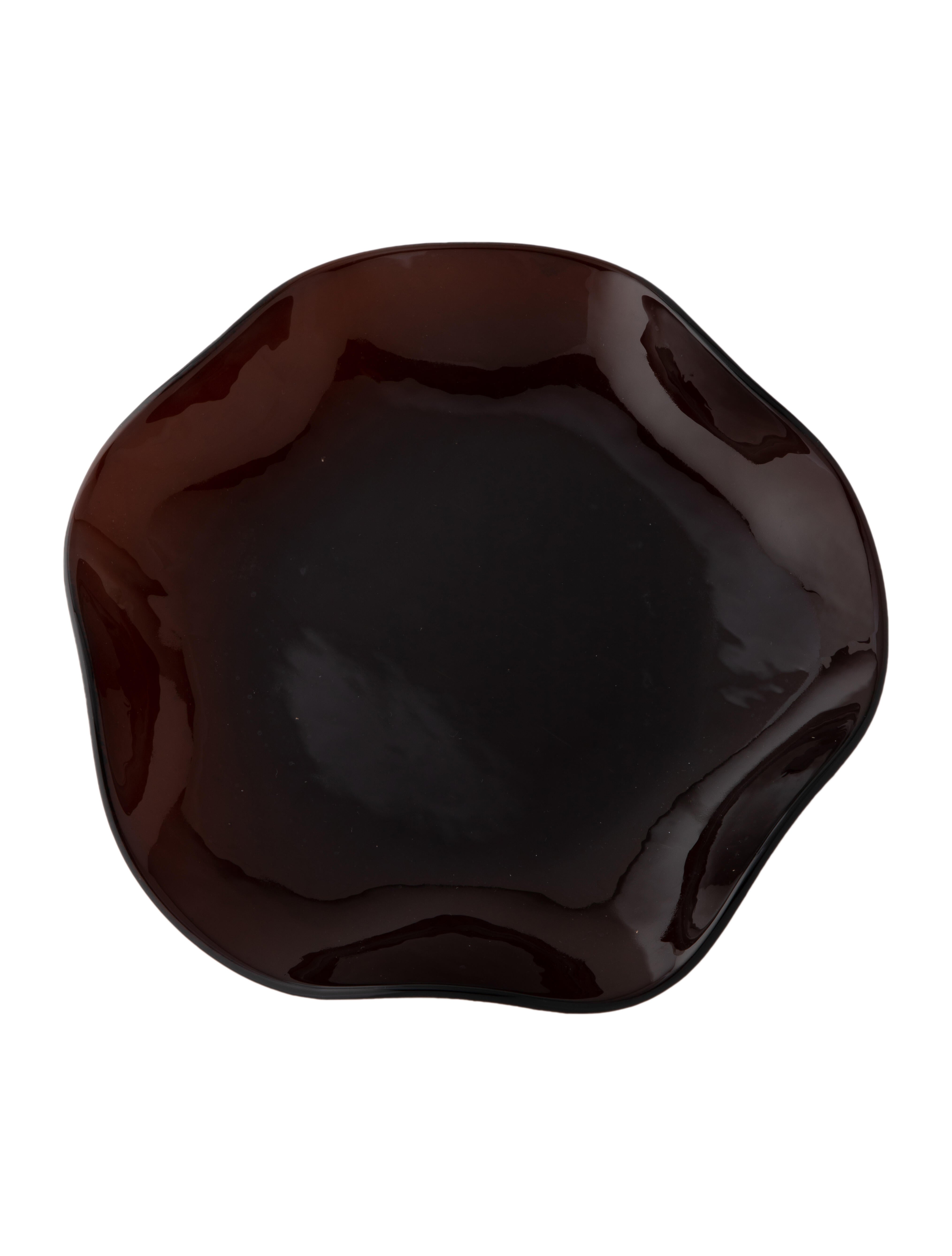 Sophie Lou Jacobsen Petal Plate Large - Pecan - Brown, 1 pieces Dinnerware & Flatware, Tabletop ...