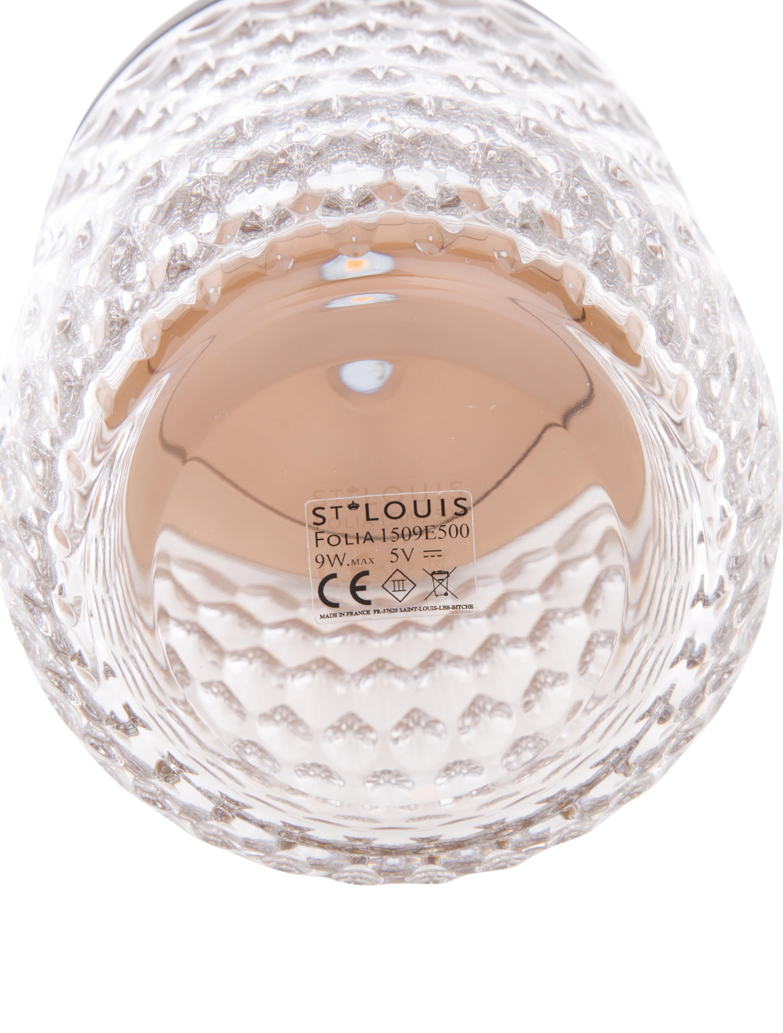 Saint-Louis Folia Portable Lamp - Brown, 1 pieces Table Lamps, Lighting ...