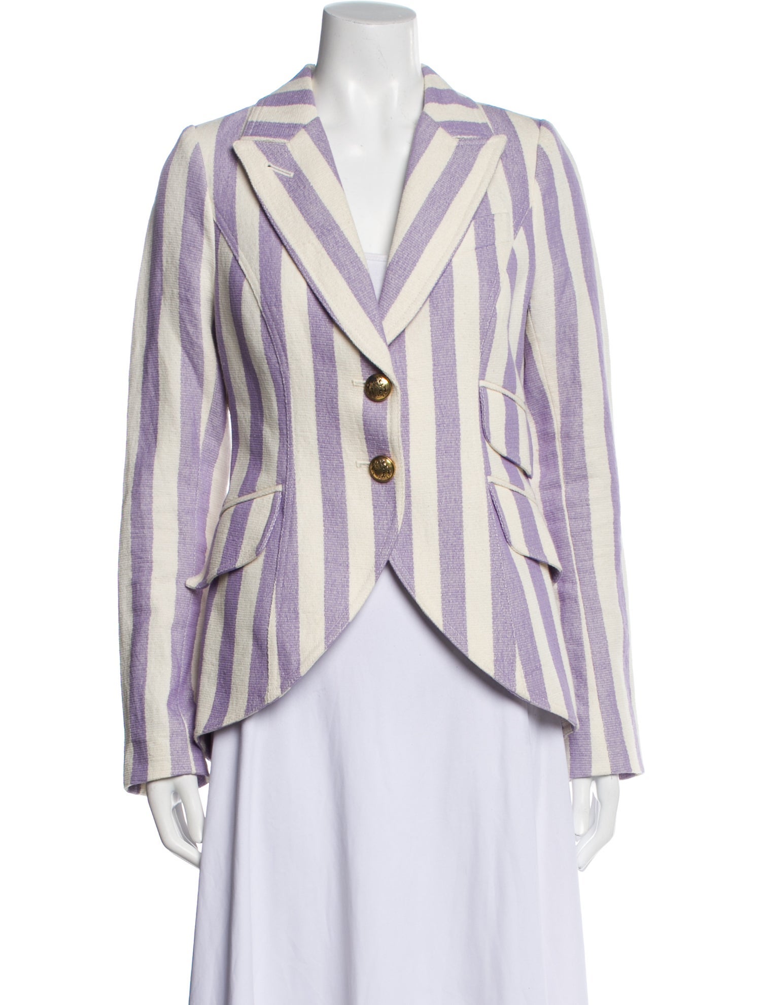 Smythe Striped Blazer - Purple Jackets, Clothing - SMY32476 | The RealReal