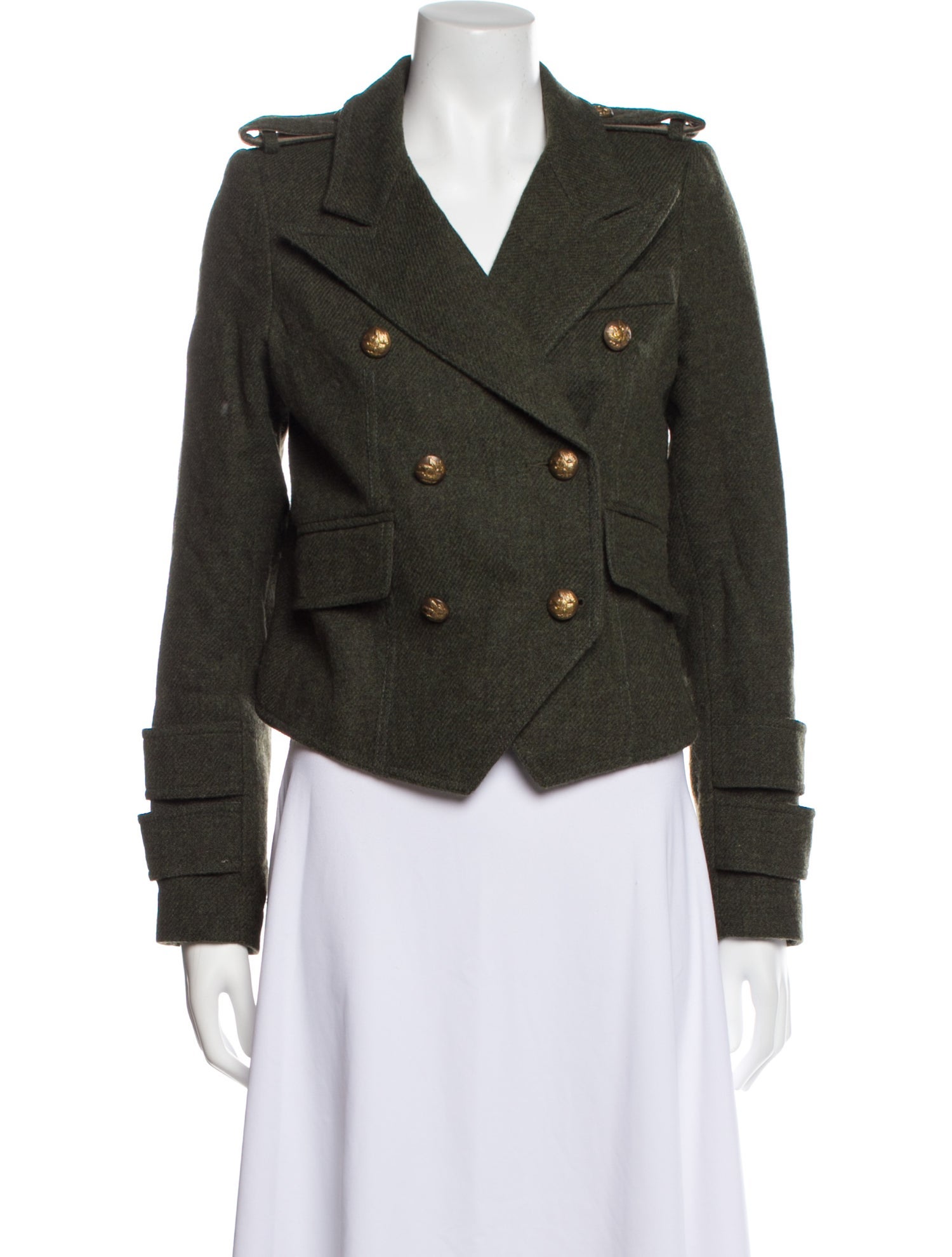 Smythe Wool Blazer - Green Jackets, Clothing - SMY34963 | The RealReal