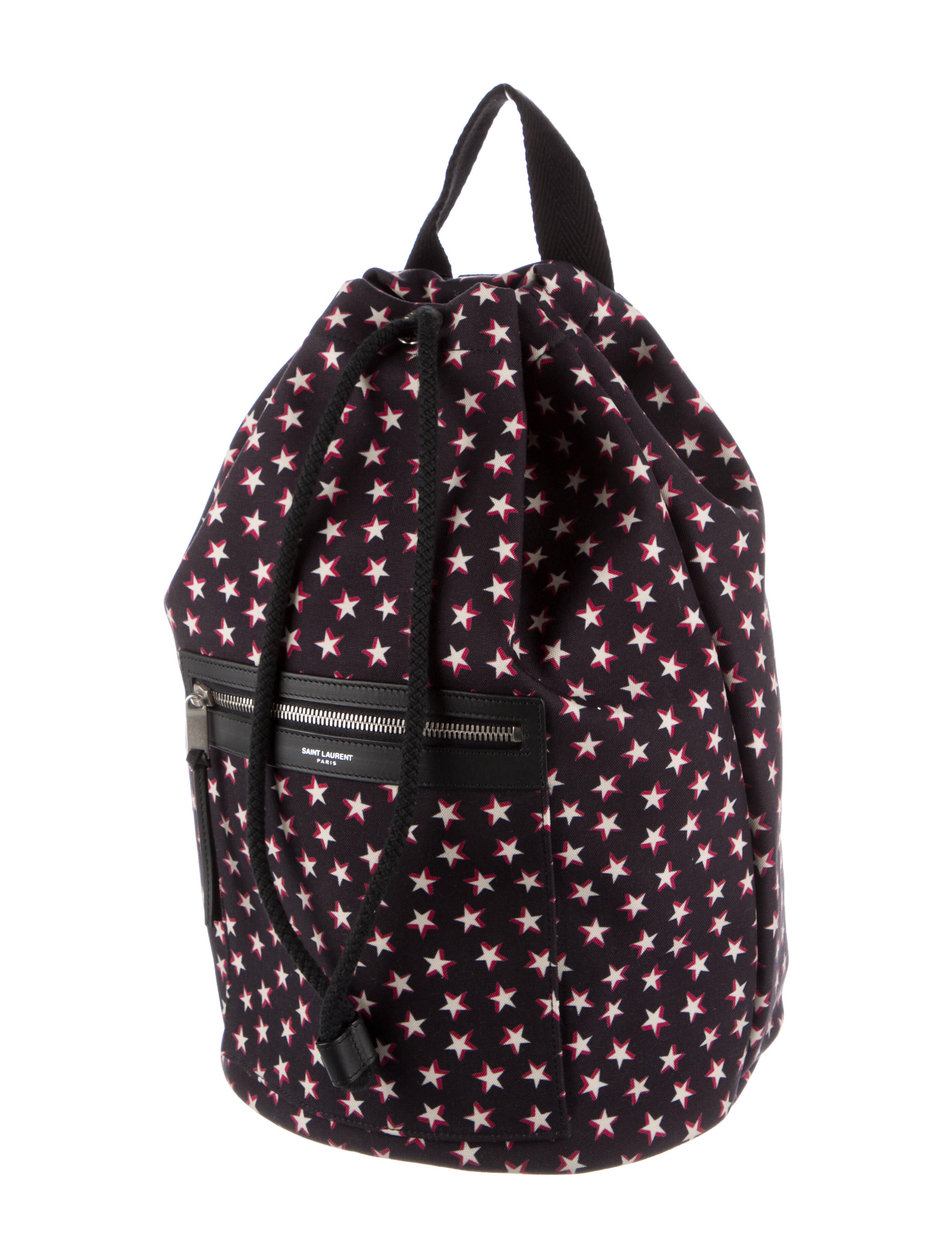 Saint Laurent City Sailor Canvas Backpack - Black Backpacks, Handbags ...