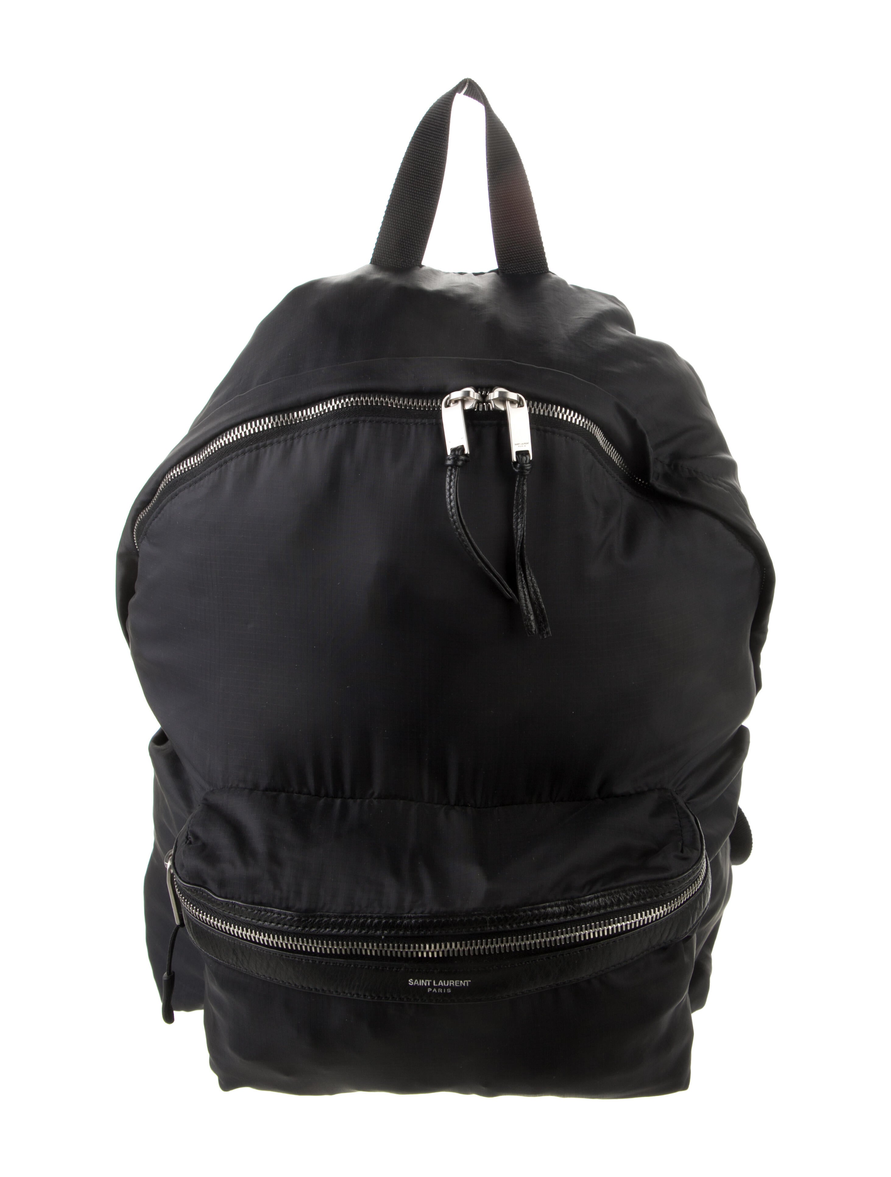 Saint Laurent Small Velvet Festival Backpack - Black Backpacks ...