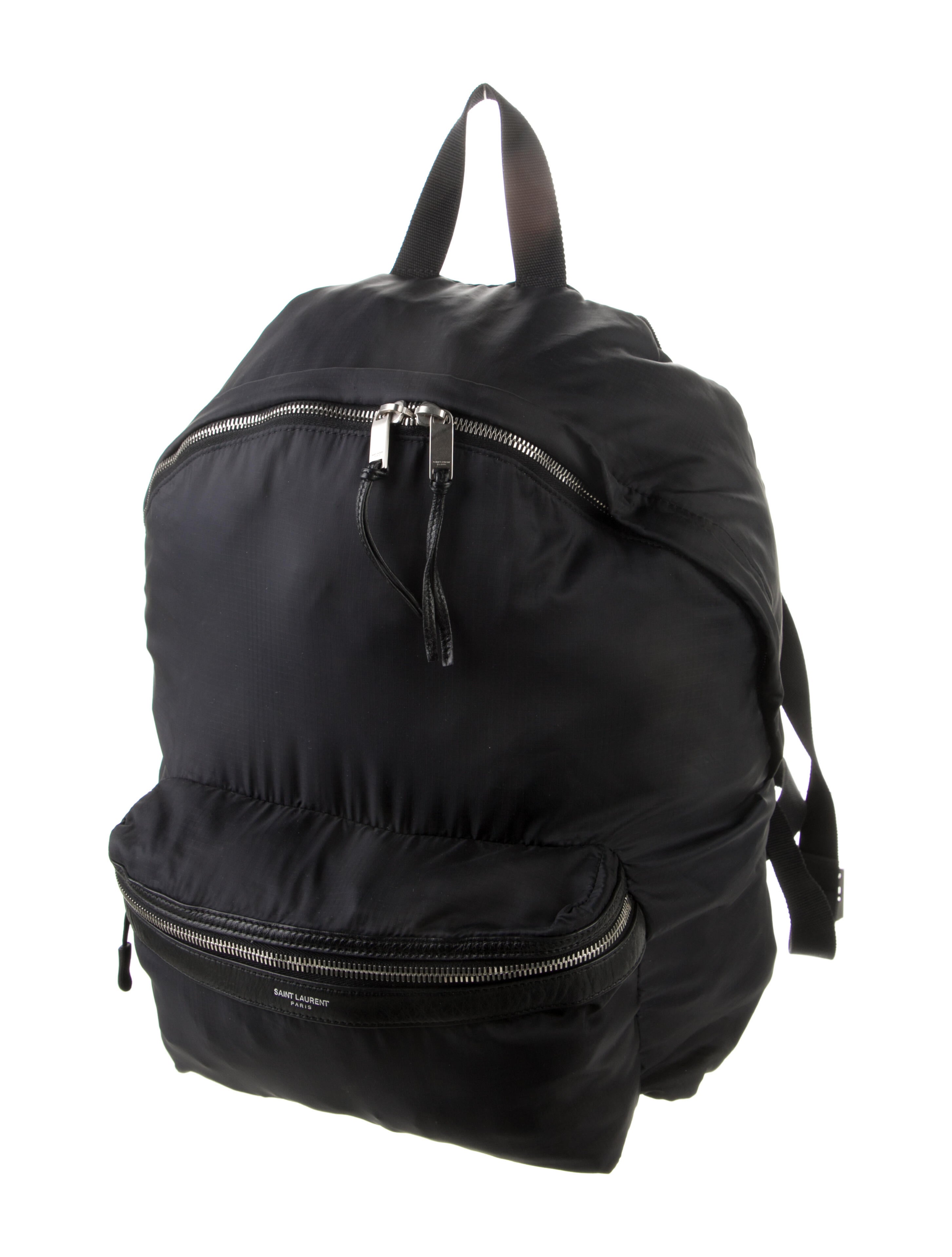 Saint Laurent Small Velvet Festival Backpack - Black Backpacks ...