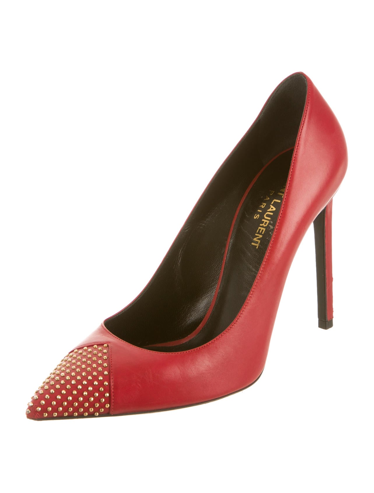 Saint Laurent Pumps - Red Pumps, Shoes - SNT21542 | The RealReal