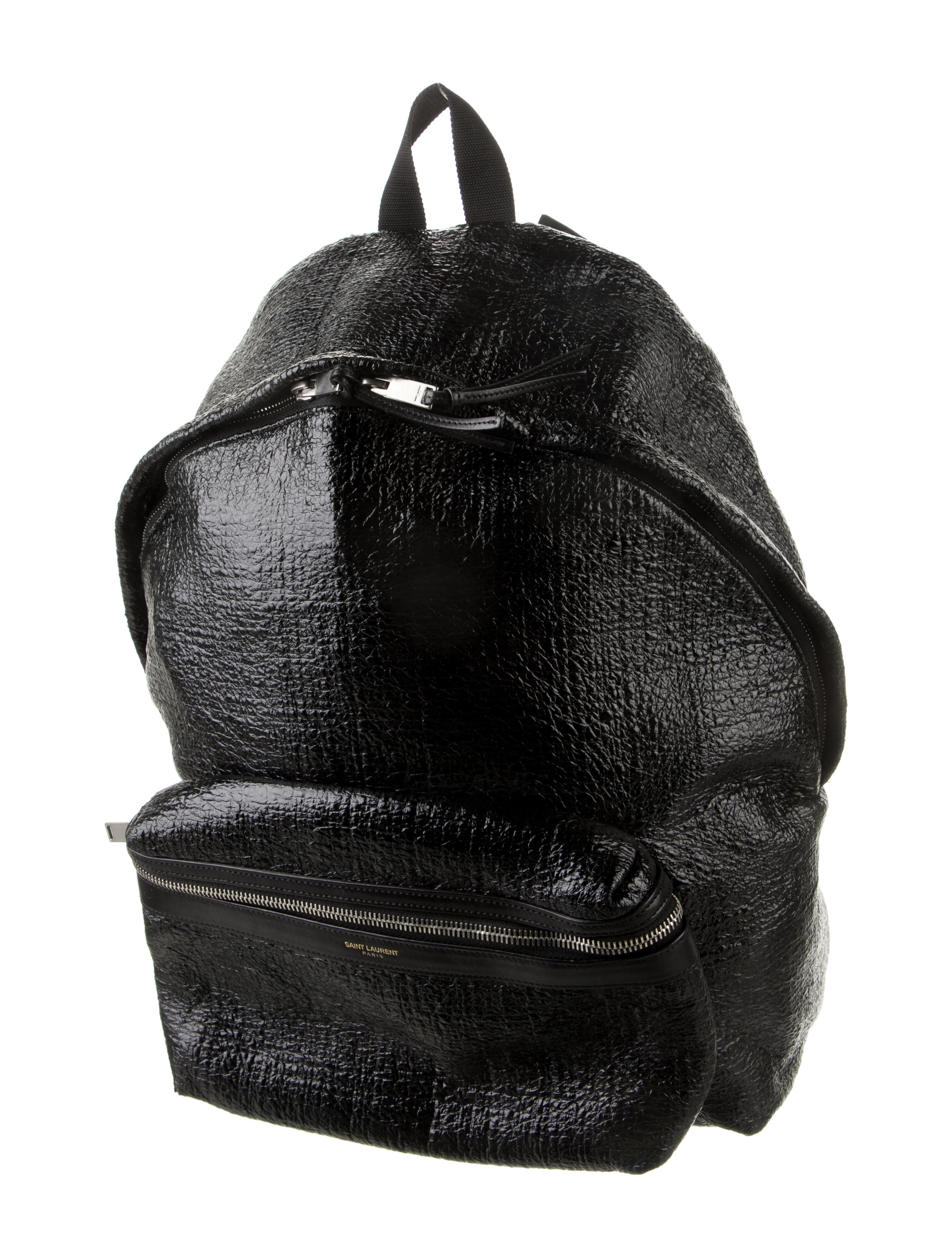 Saint Laurent Small Velvet Festival Backpack - Black Backpacks ...