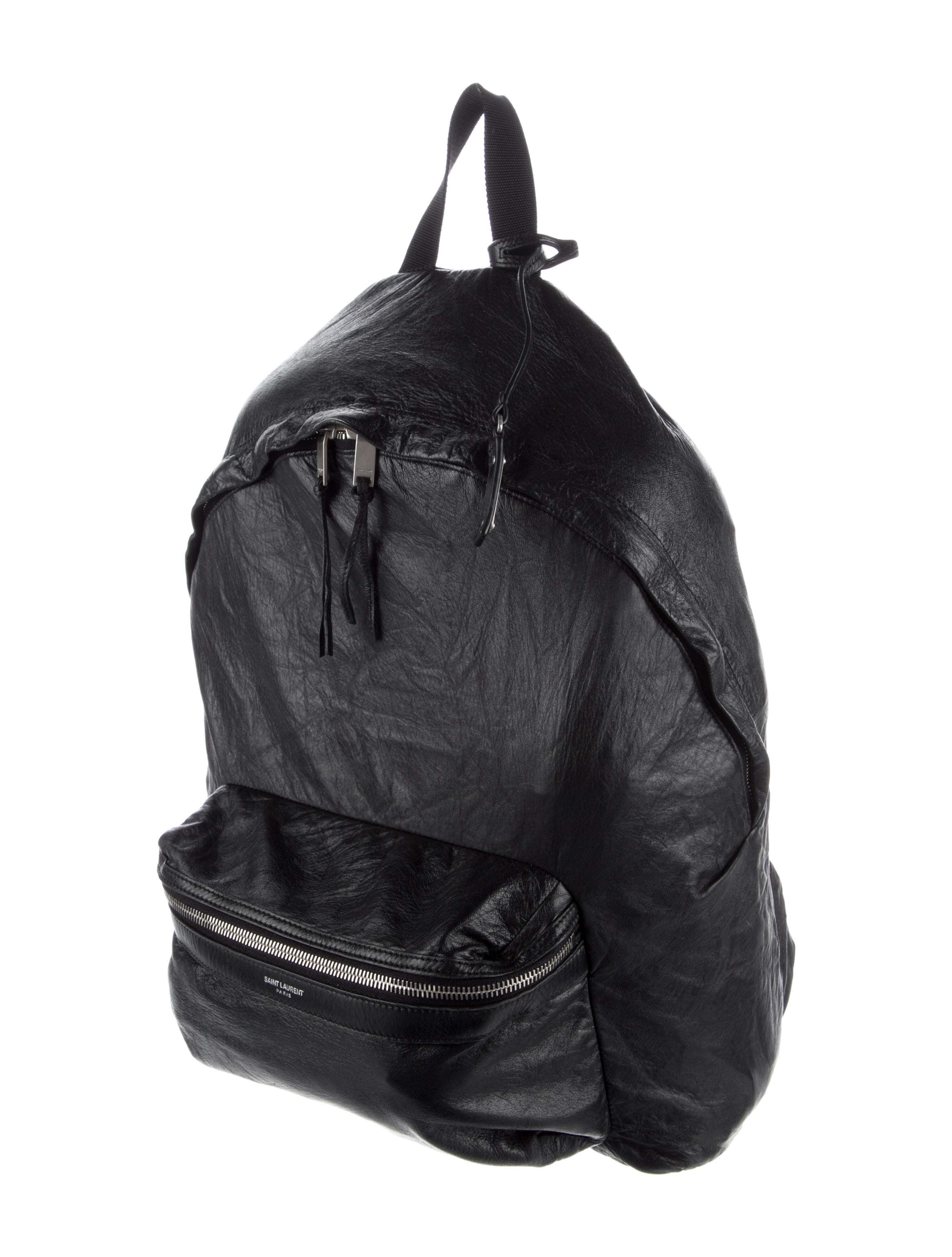 Saint Laurent Leather Toy City Backpack - Black Backpacks, Handbags ...