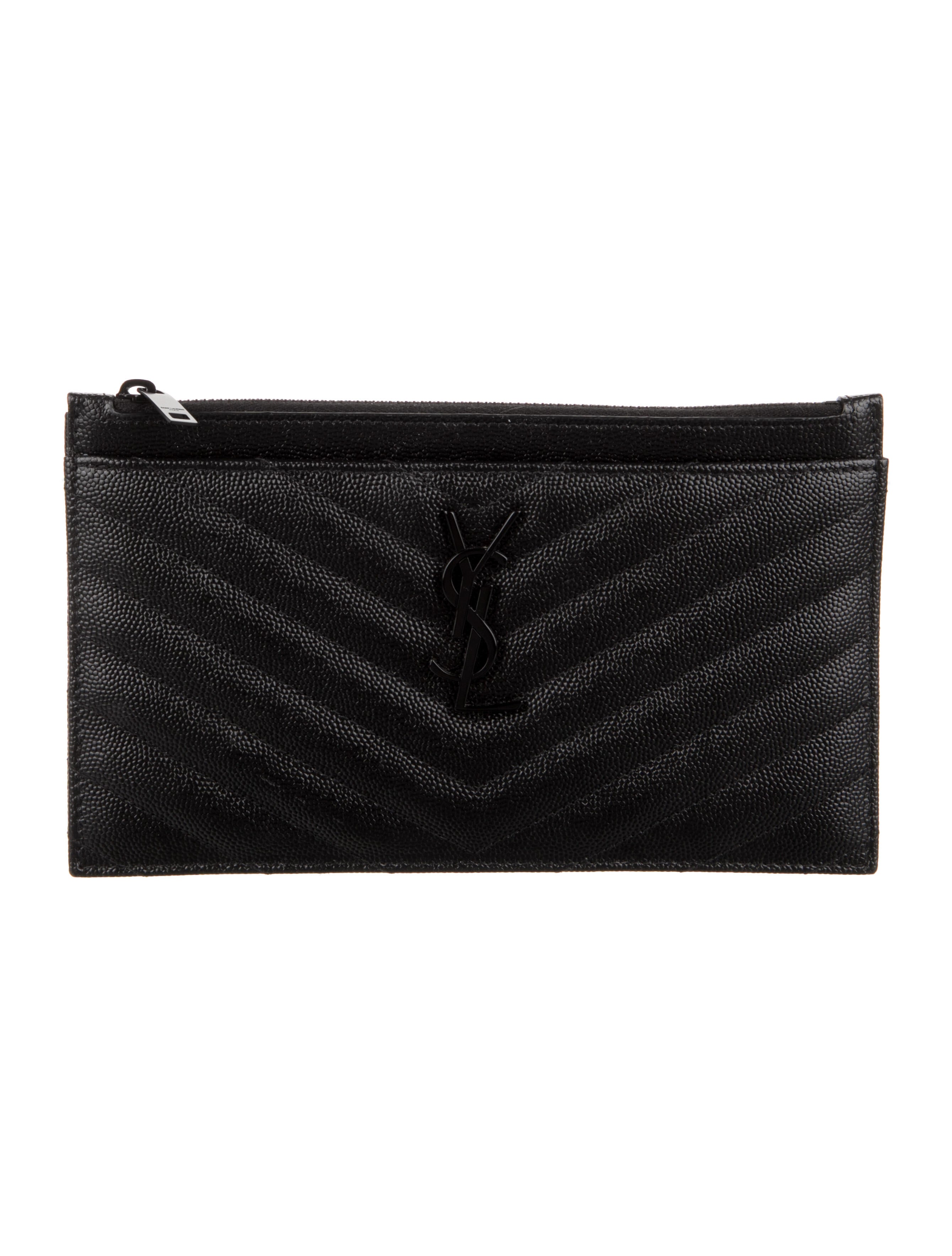 Saint Laurent Bo Gun Chain Clutch - Black Clutches, Handbags - SNT25118 ...