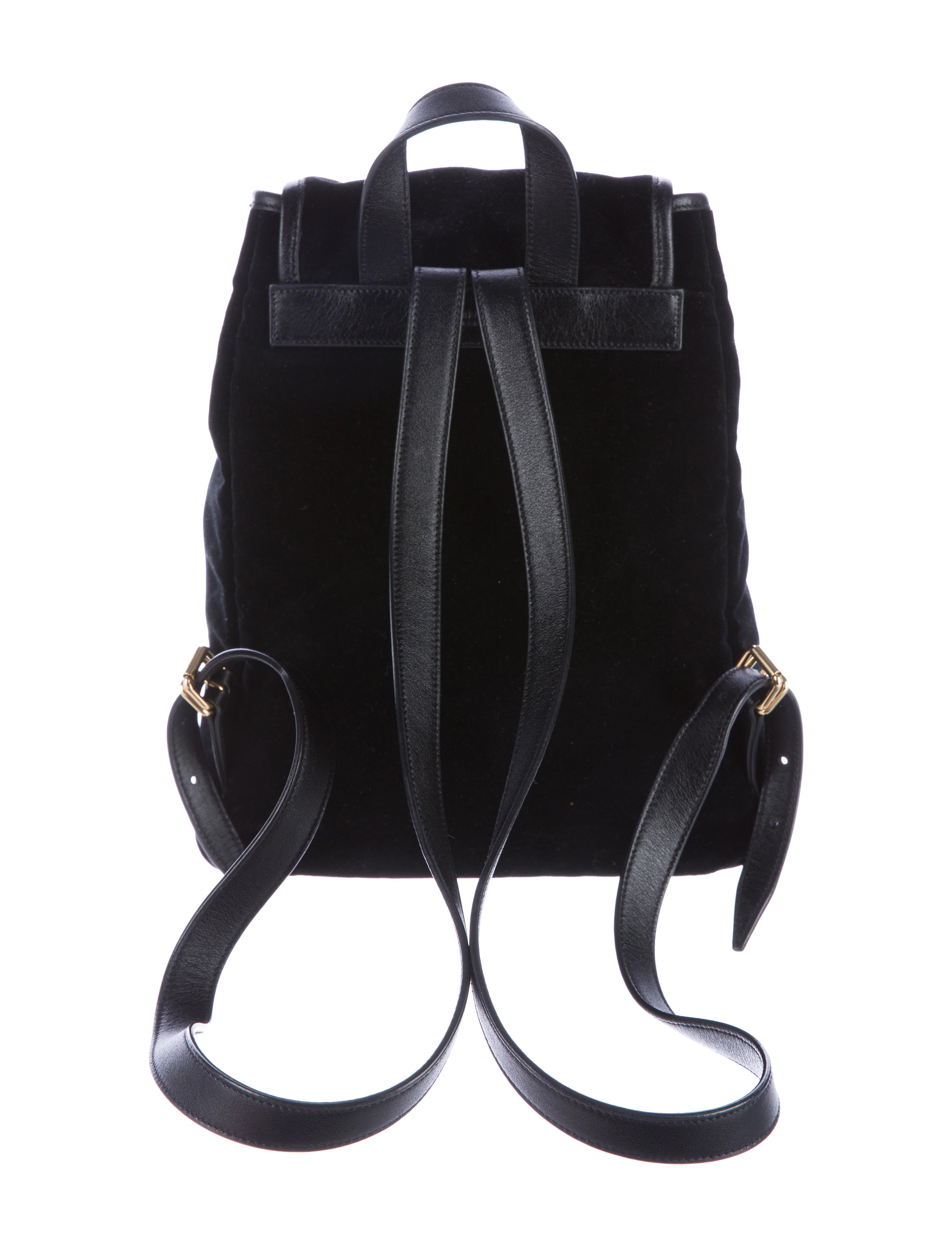 Saint Laurent Small Velvet Festival Backpack - Handbags - SNT27963 ...