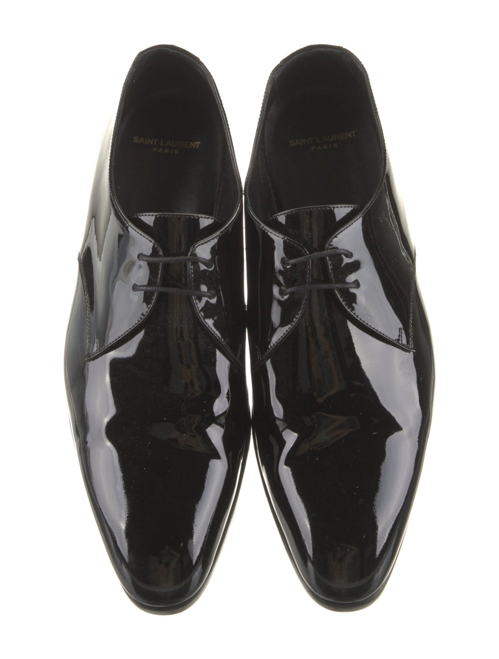 Saint Laurent Patent Leather Derby Shoes Gem