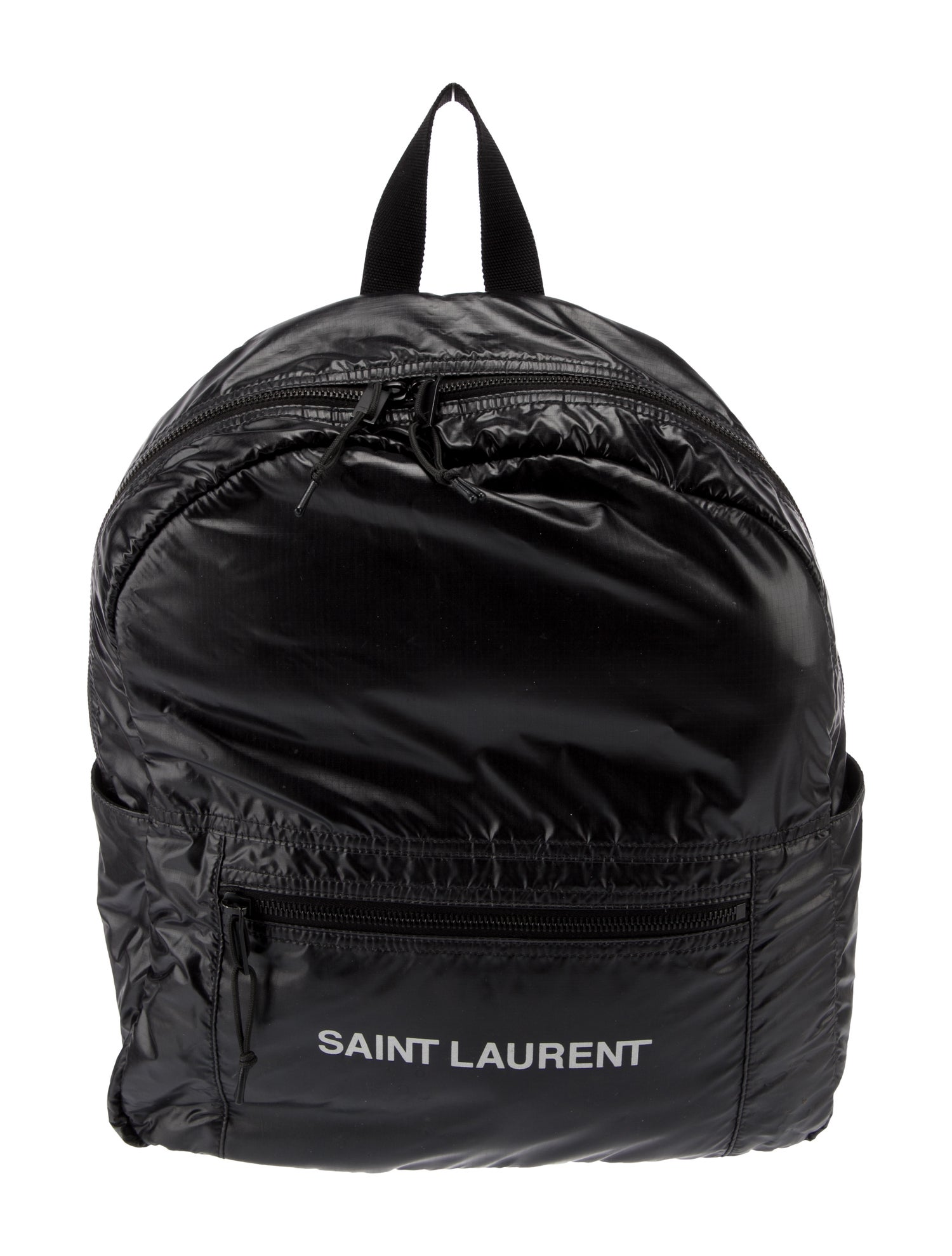 Saint Laurent Nuxx Nylon Backpack - Black Backpacks, Bags - SNT304792 ...