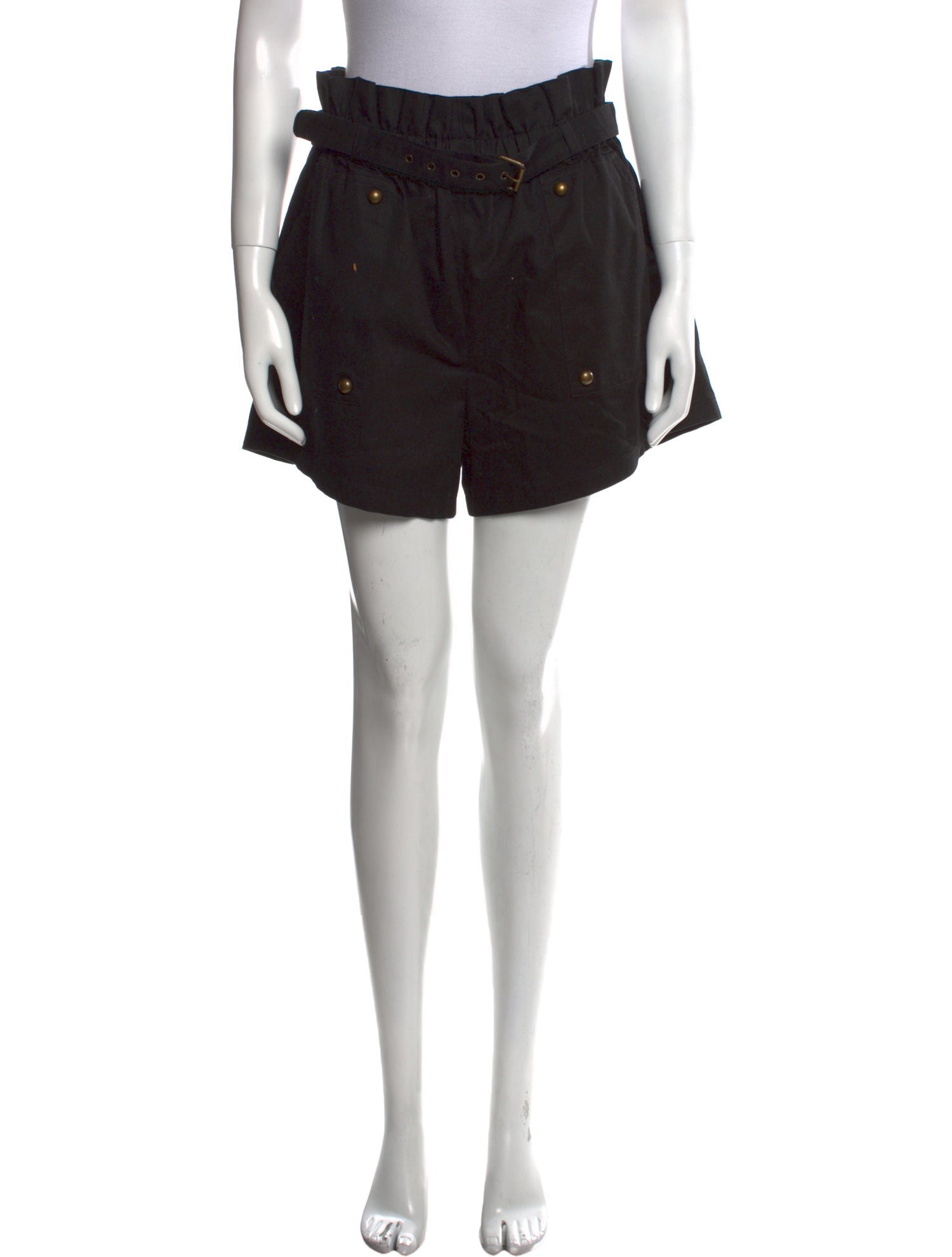 Saint Laurent 2019 Mini Shorts - Black, 12" Rise Shorts, Clothing ...