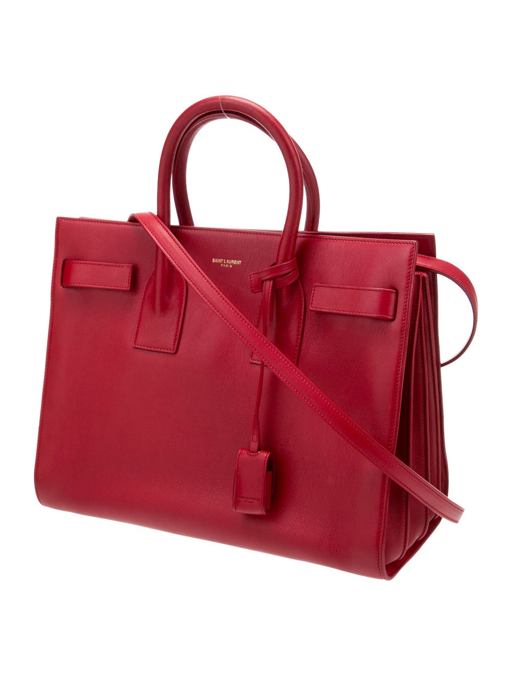 Saint Laurent Small Sac de Jour Tote - Red Totes, Handbags - SNT334780 ...