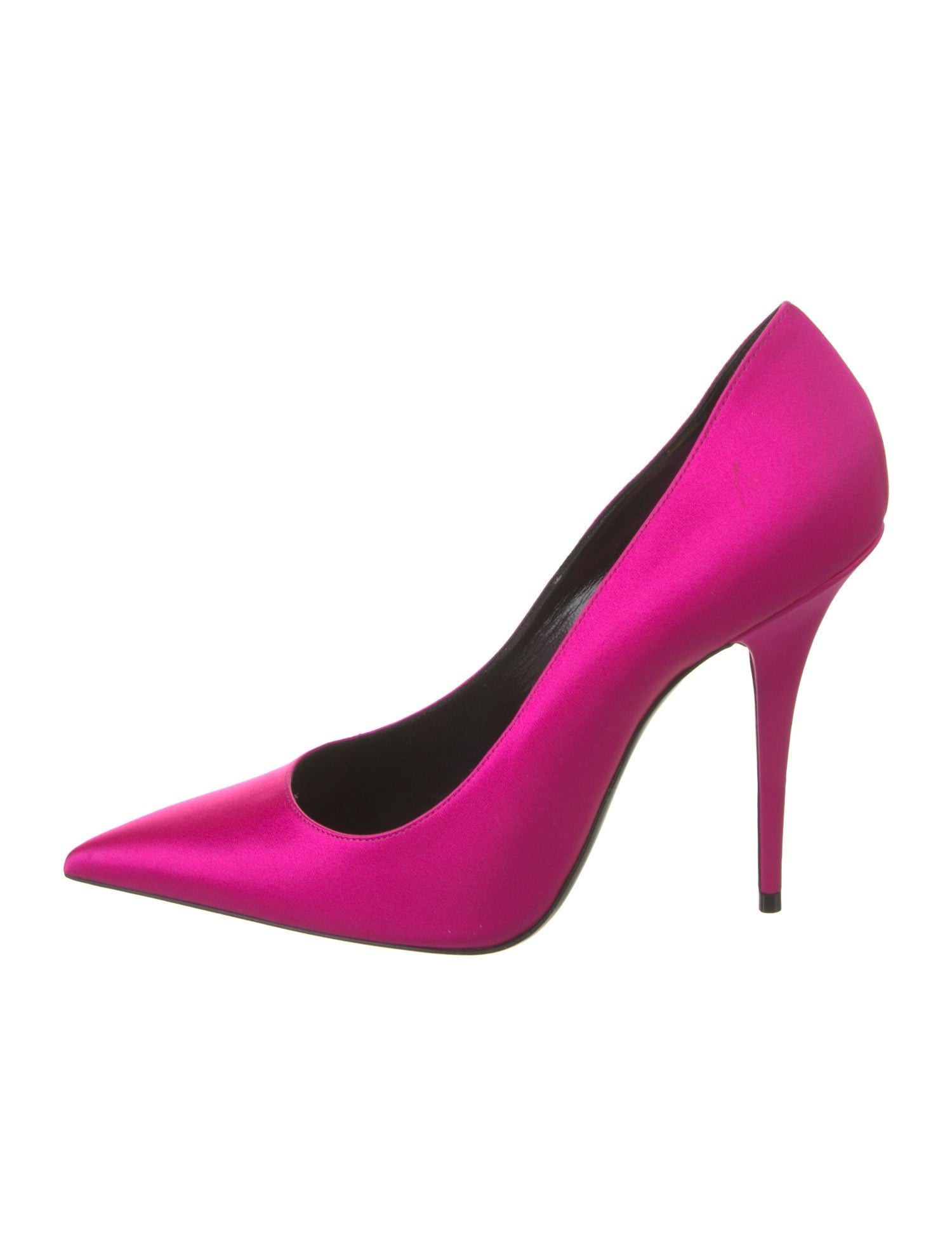 Saint Laurent Satin Pumps - Pink Pumps, Shoes - SNT338922 | The RealReal