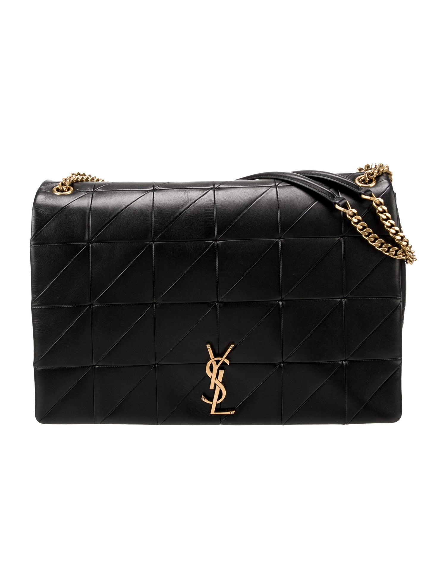 Saint Laurent Oversized Monogram Jamie Bag - Black Shoulder Bags ...