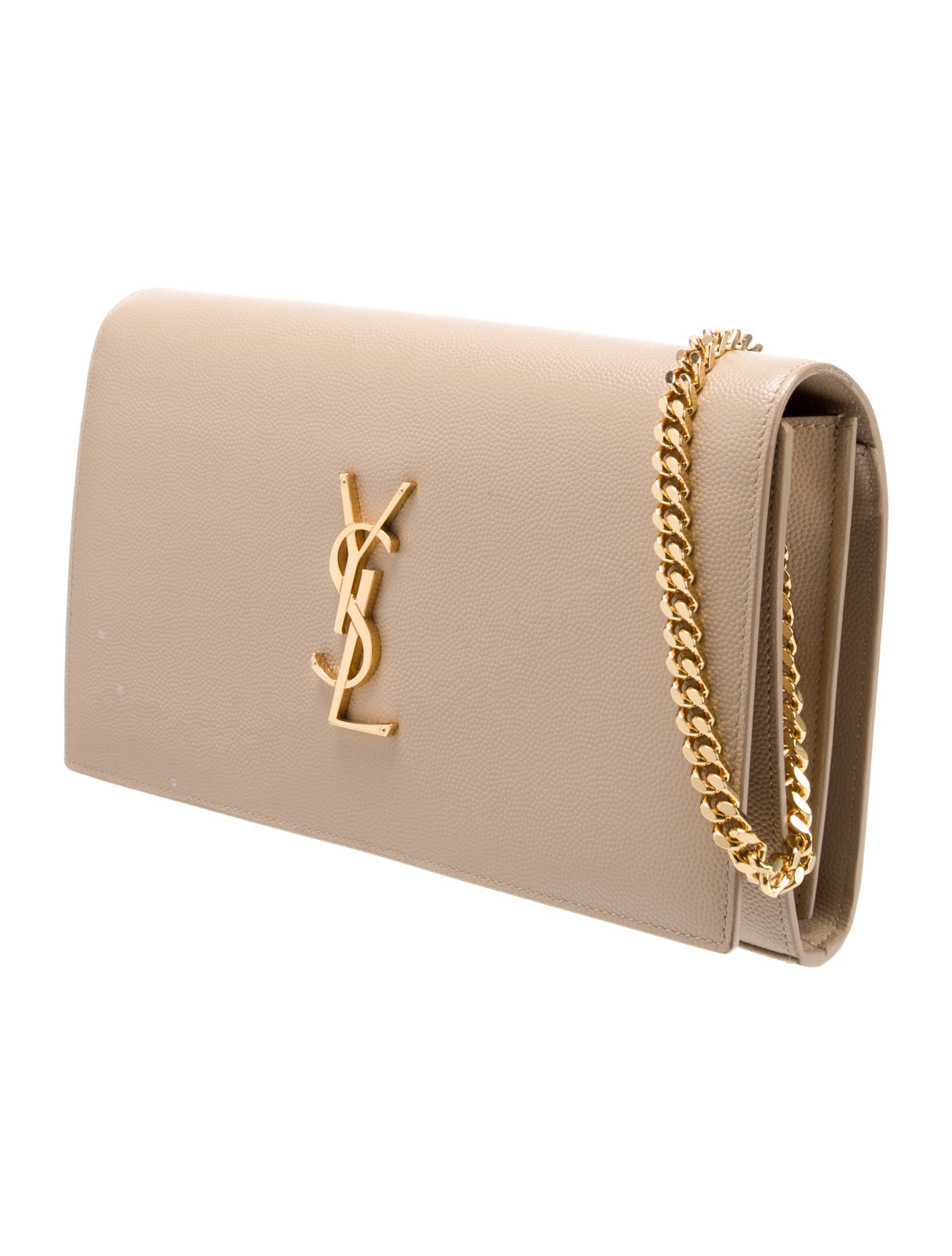 Saint Laurent Medium Monogram Kate Bag - Neutrals Crossbody Bags ...