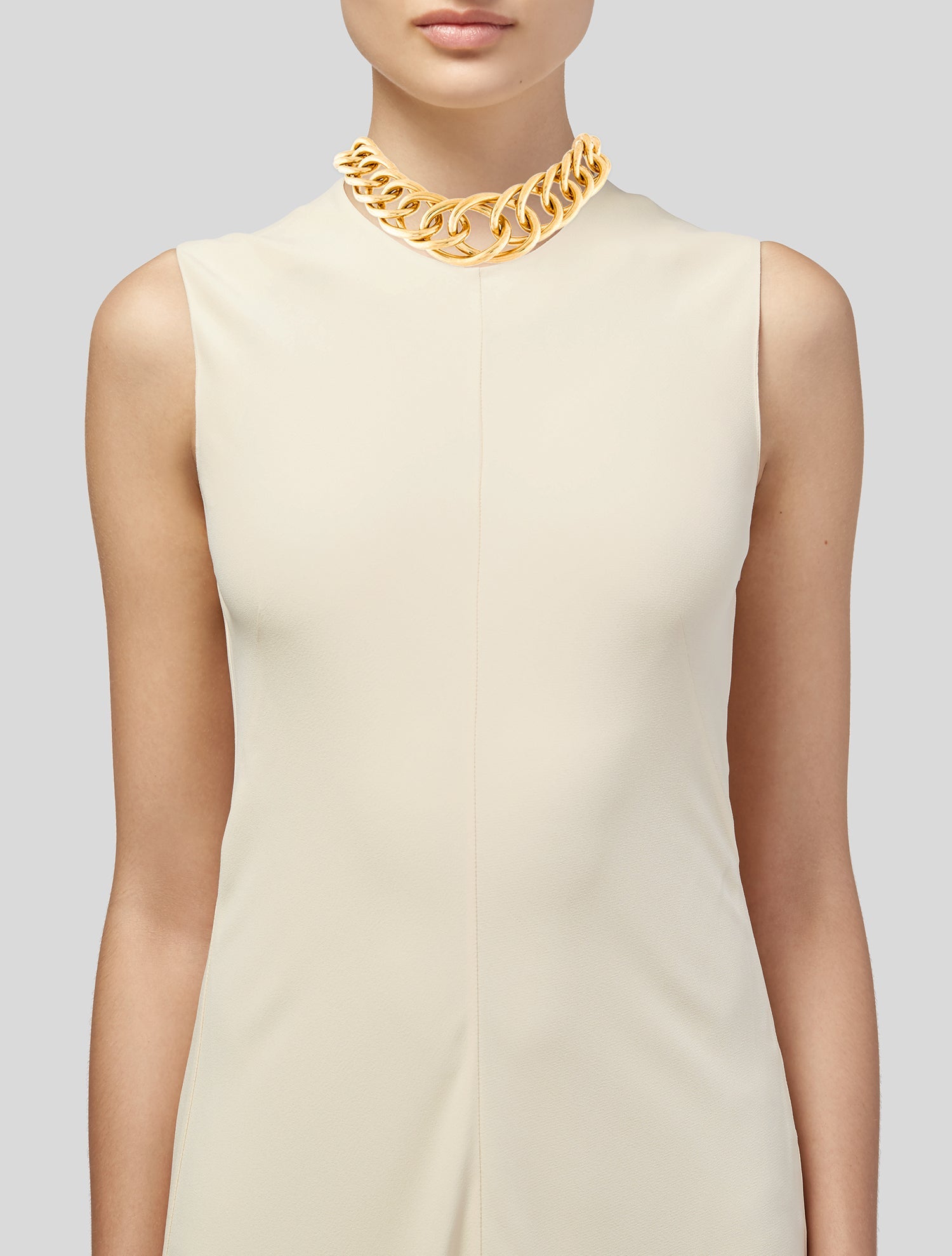 Saint Laurent Chunky Graduated Chain Necklace - Chain, Necklaces ...