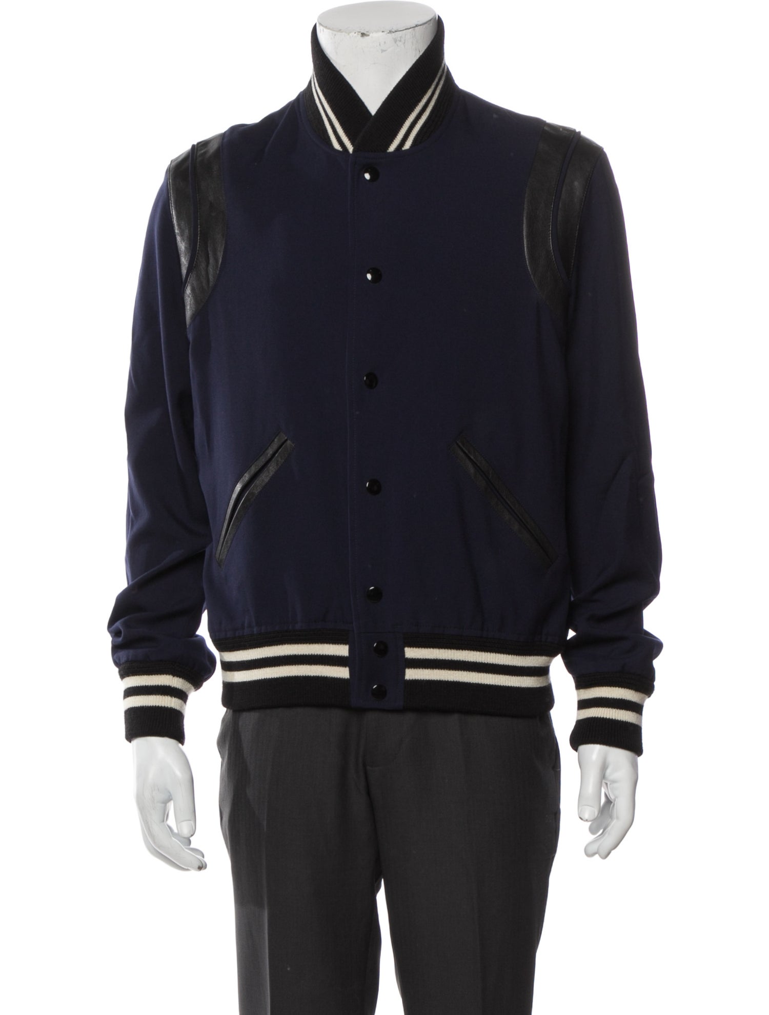 Celine 2019 Teddy 'Unlock Your Fantasies' Varsity Jacket - Grey Outerwear, Clothing - CEL310301 ...