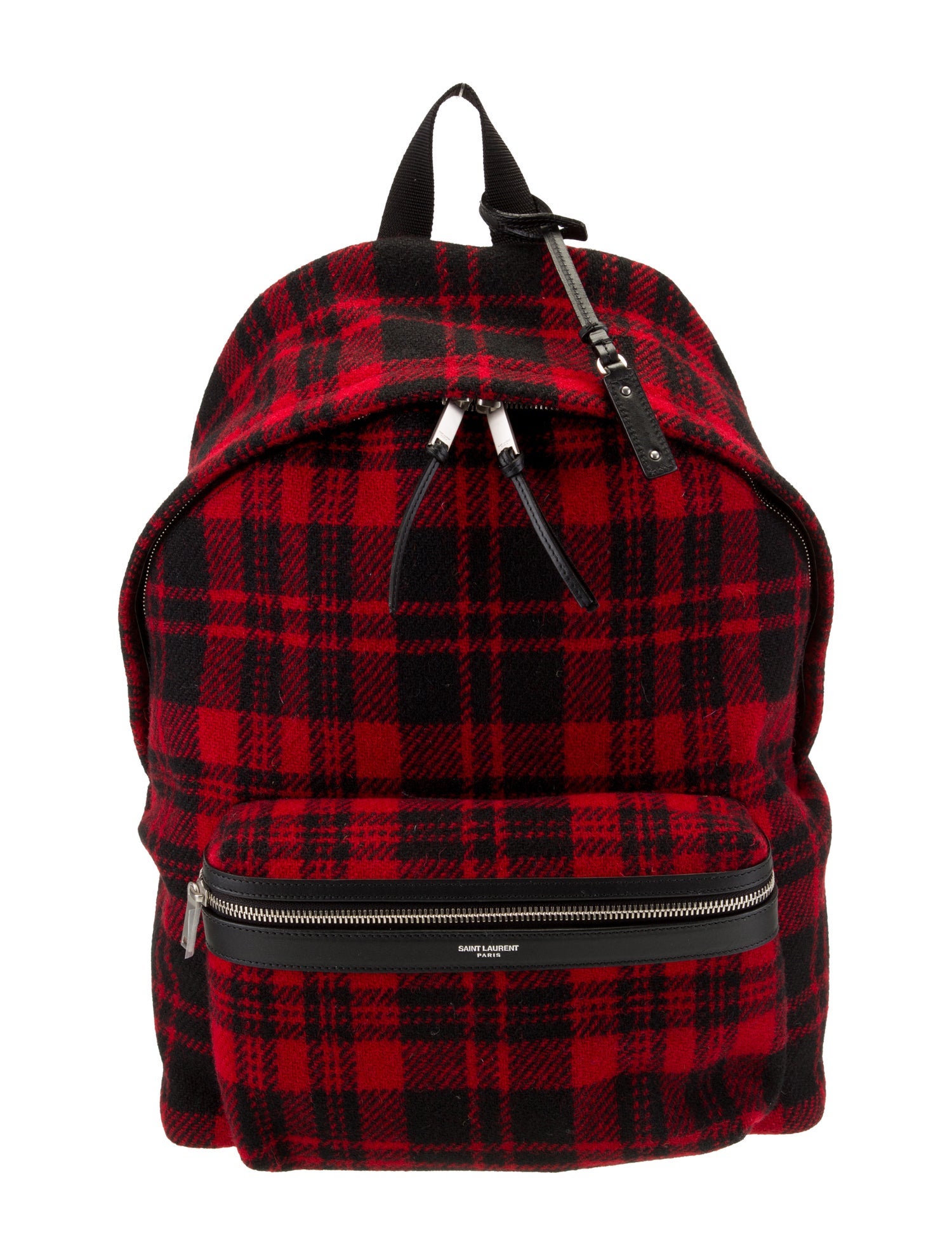Saint Laurent Wool Backpack - Red Backpacks, Handbags - SNT380127 | The ...