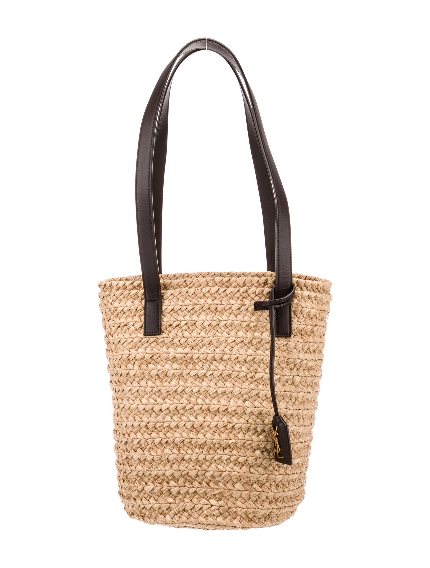 Saint Laurent Raffia Panier Small 2022 - Neutrals Totes, Handbags ...