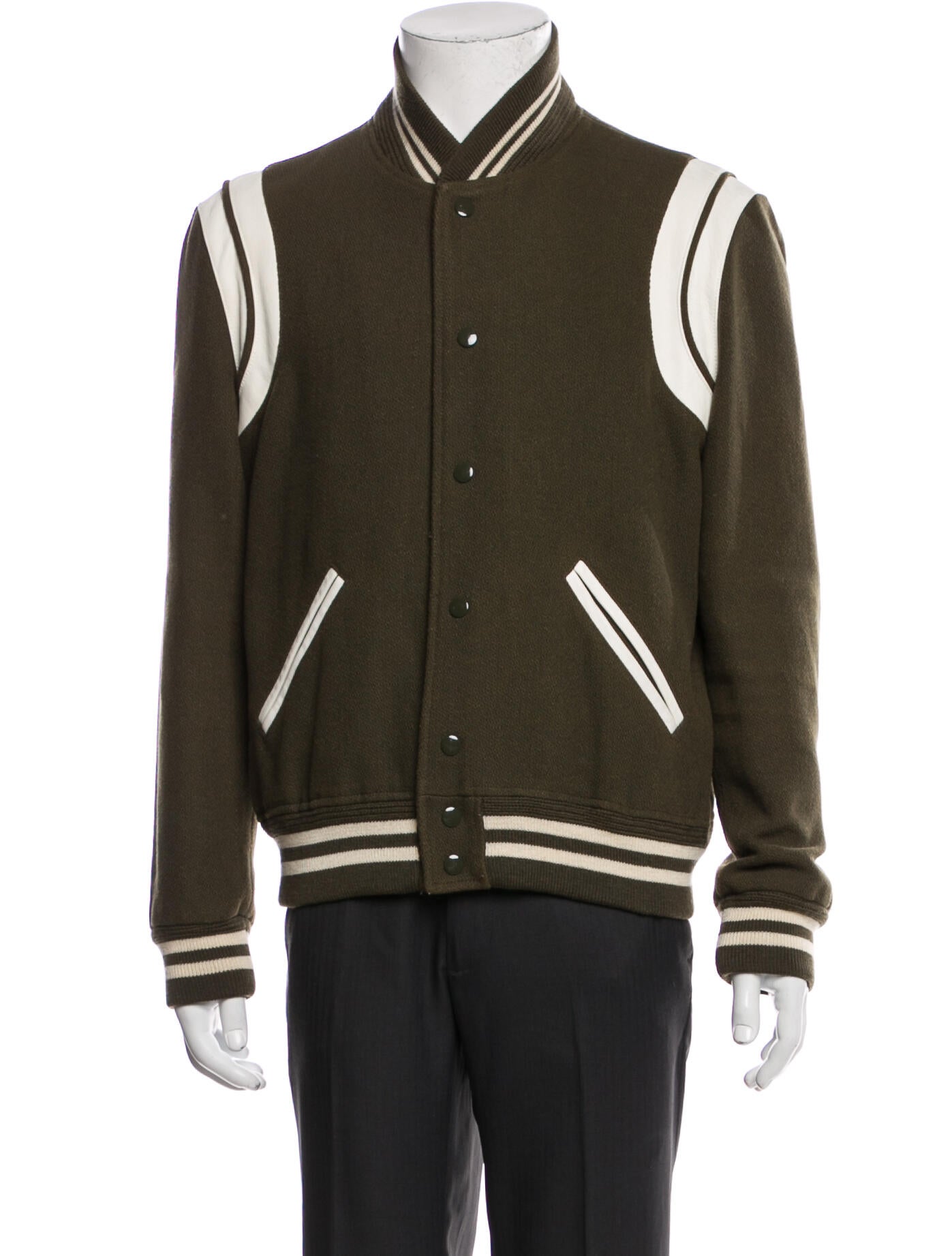 DIOR MEN 2023 x Denim Tears Varsity Jacket - Green Outerwear, Clothing ...