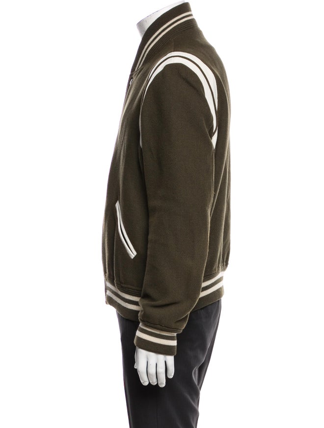 DIOR MEN 2023 x Denim Tears Varsity Jacket - Green Outerwear, Clothing ...