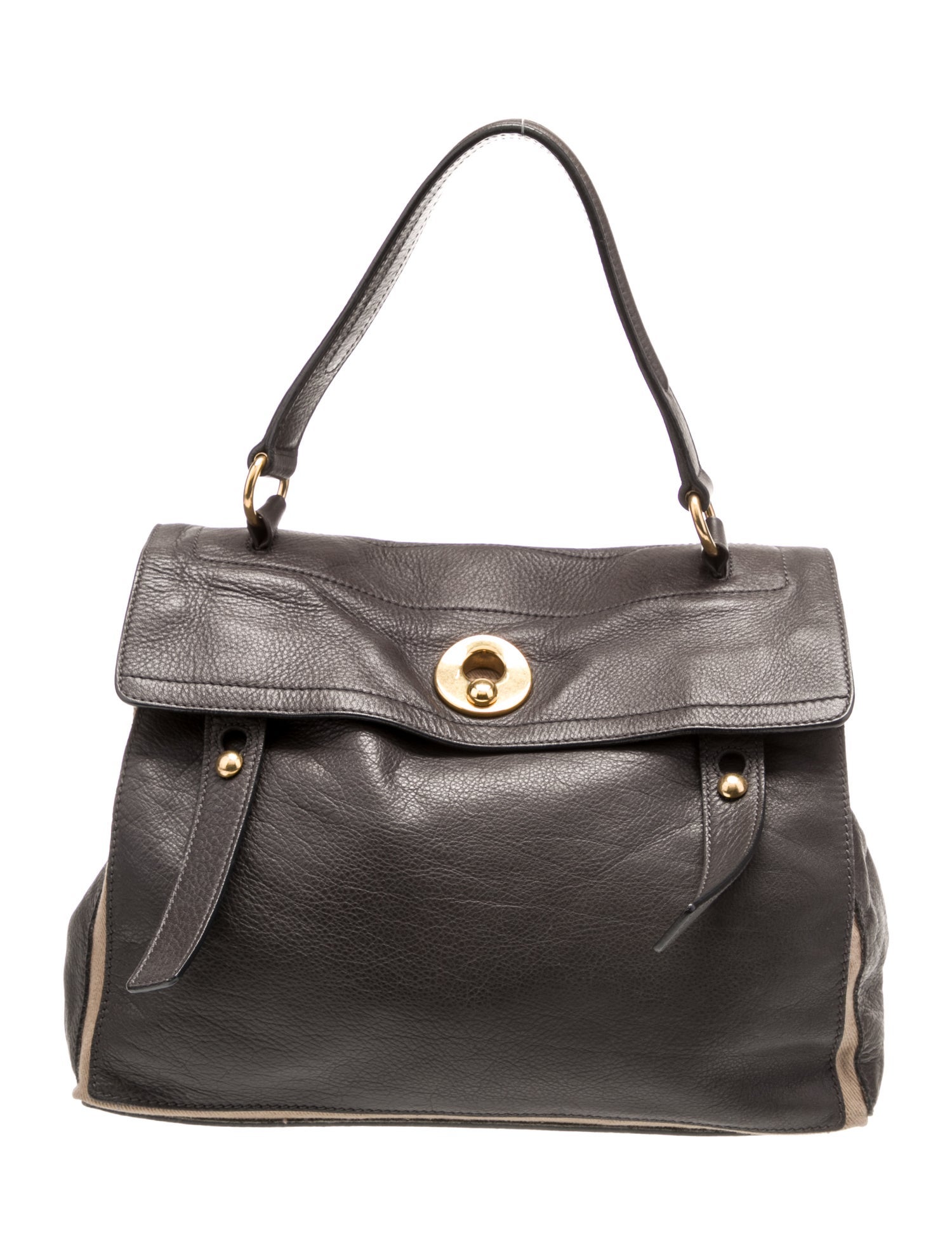 Yves Saint Laurent Signature Saint Laurent Muse Two - Brown Handle Bags ...