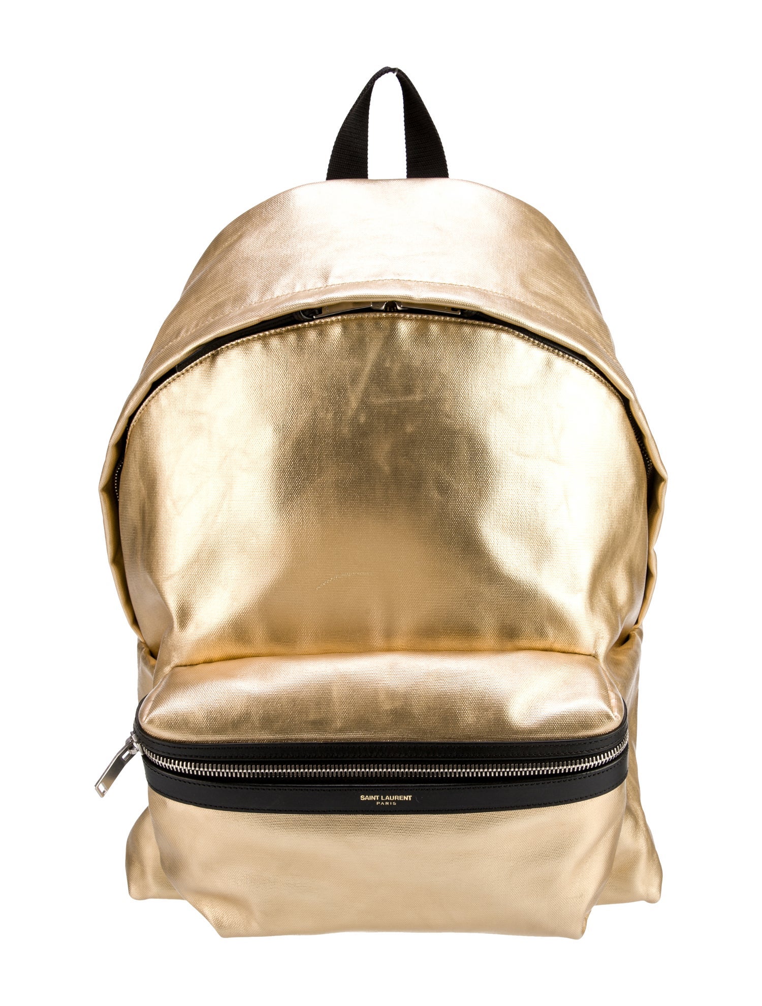 Saint Laurent Backpack - Gold Backpacks, Bags - SNT396844 | The RealReal