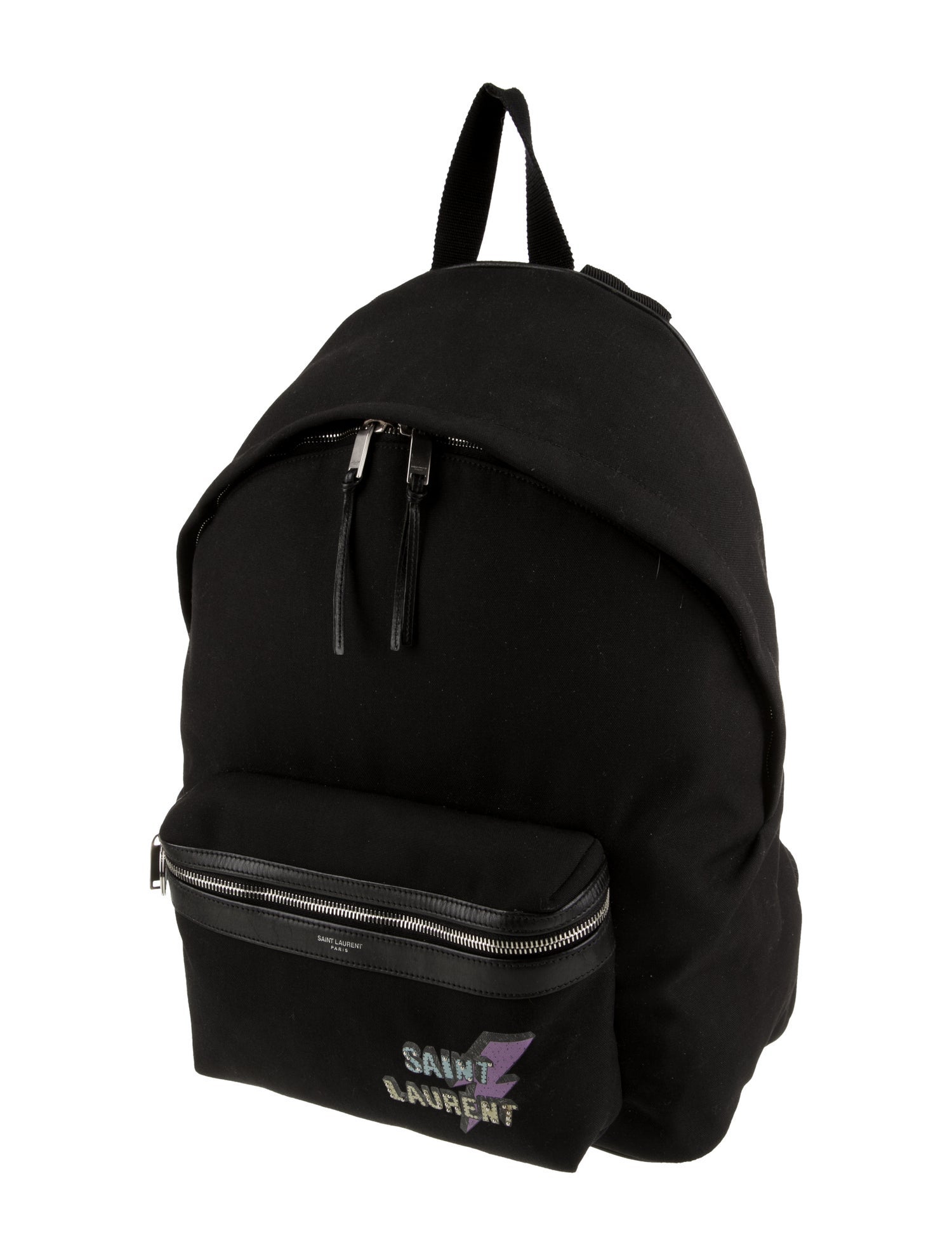 Saint Laurent Canvas Backpack - Black Backpacks, Bags - SNT400283 | The ...