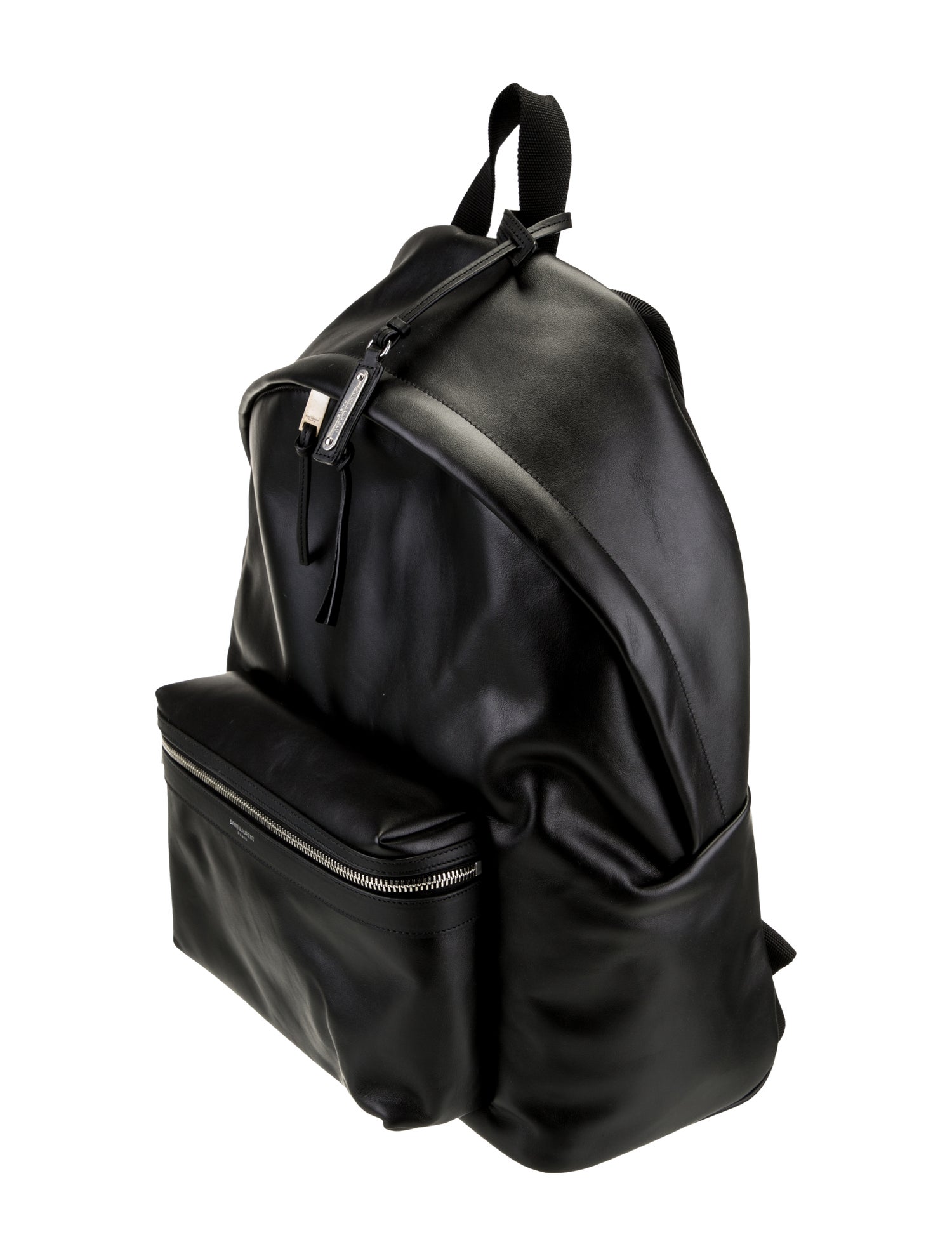Saint Laurent Leather Backpack - Black Backpacks, Bags - SNT412249 ...
